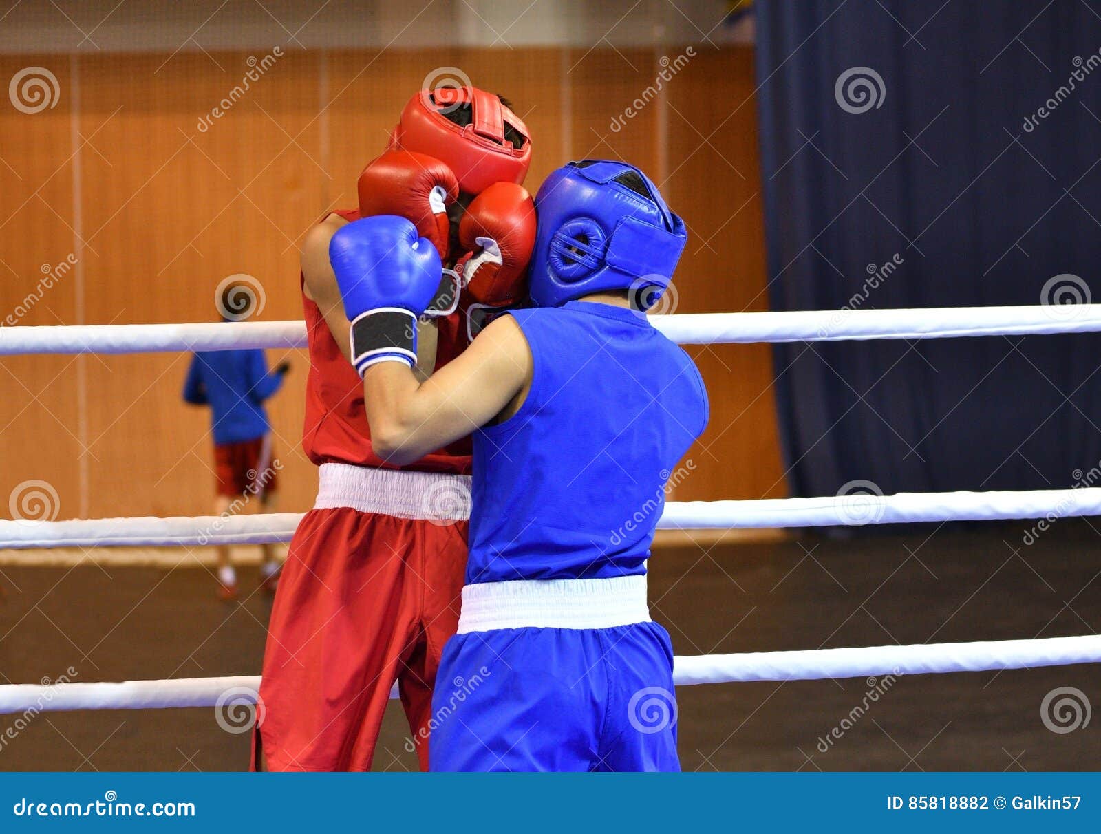 The duel of two boxers editorial photography. Image of power - 85818882