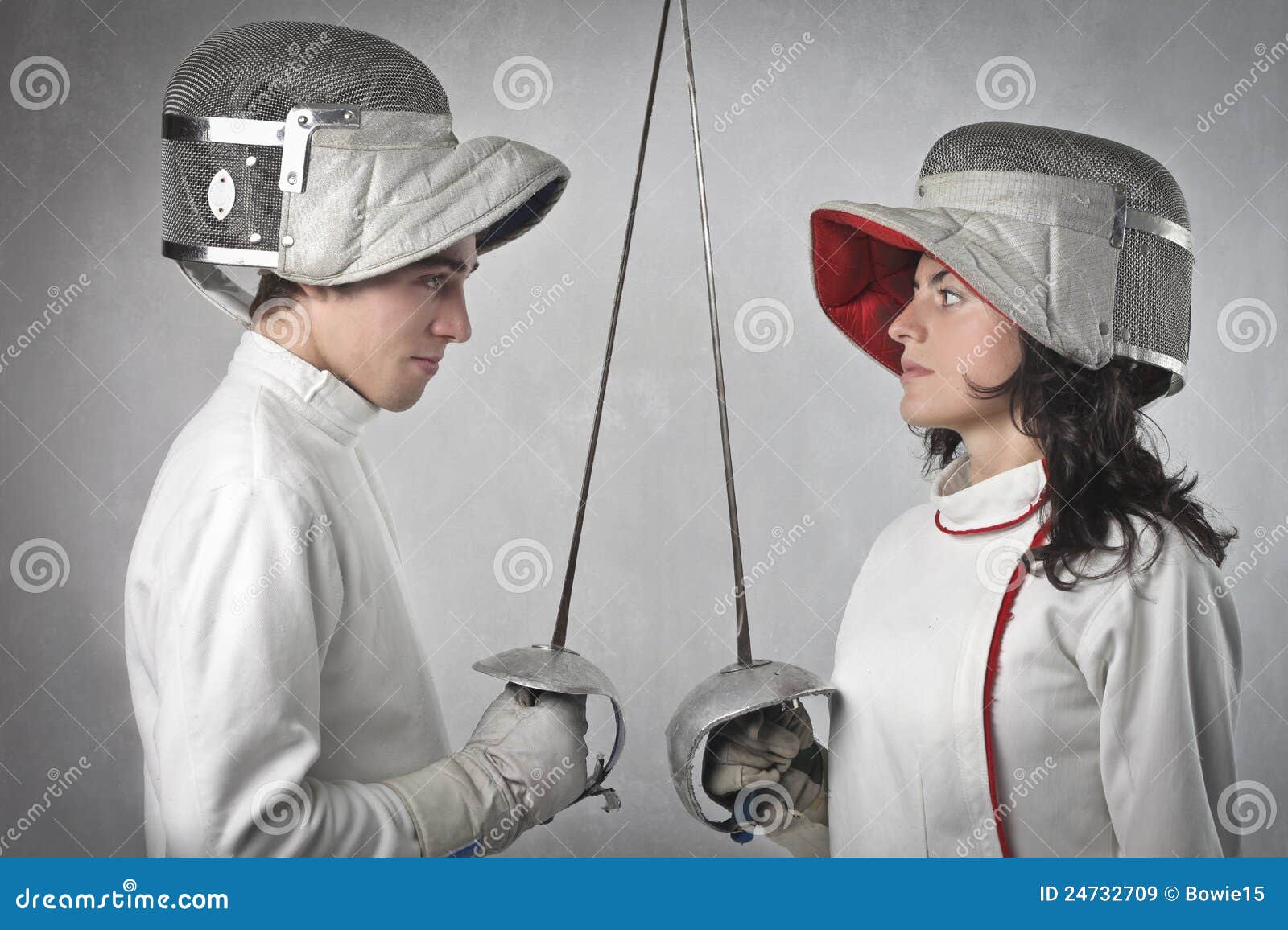 Duello immagine stock. Immagine di concetto, lotta, donna - 24732709