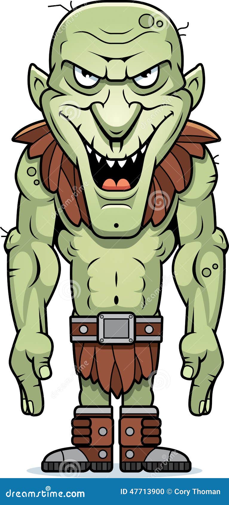 Duende Del Mal De La Historieta Ilustración del Vector - Ilustración de ...