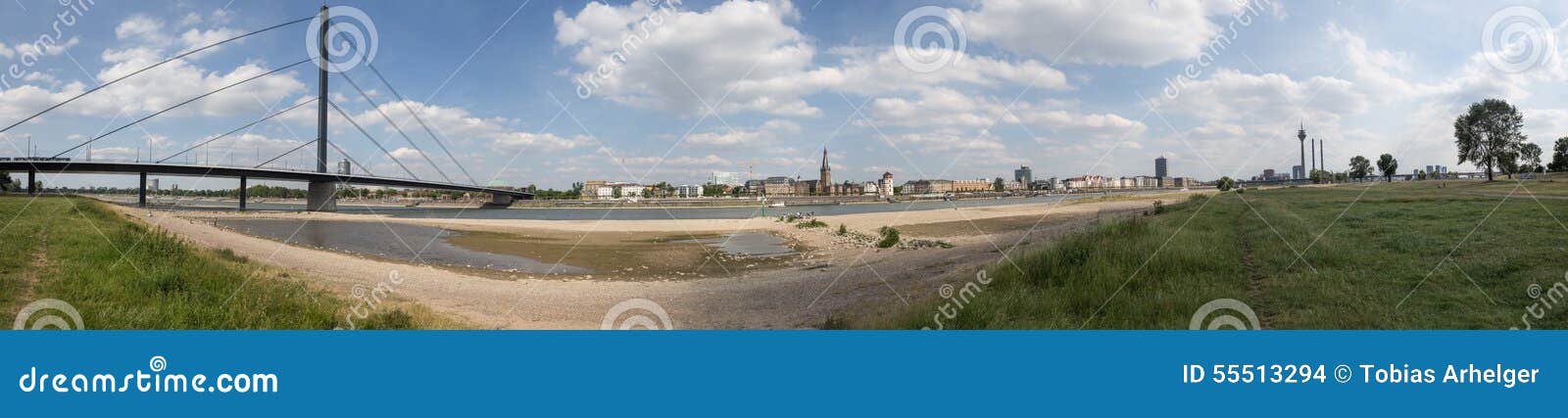 Duesseldorf Germany High Resolution Panoramic Picture Stock Photo ...