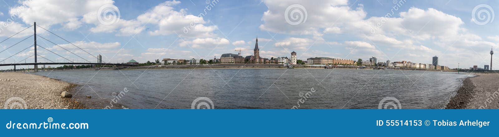 Duesseldorf Germany High Resolution Panoramic Picture Stock Image ...