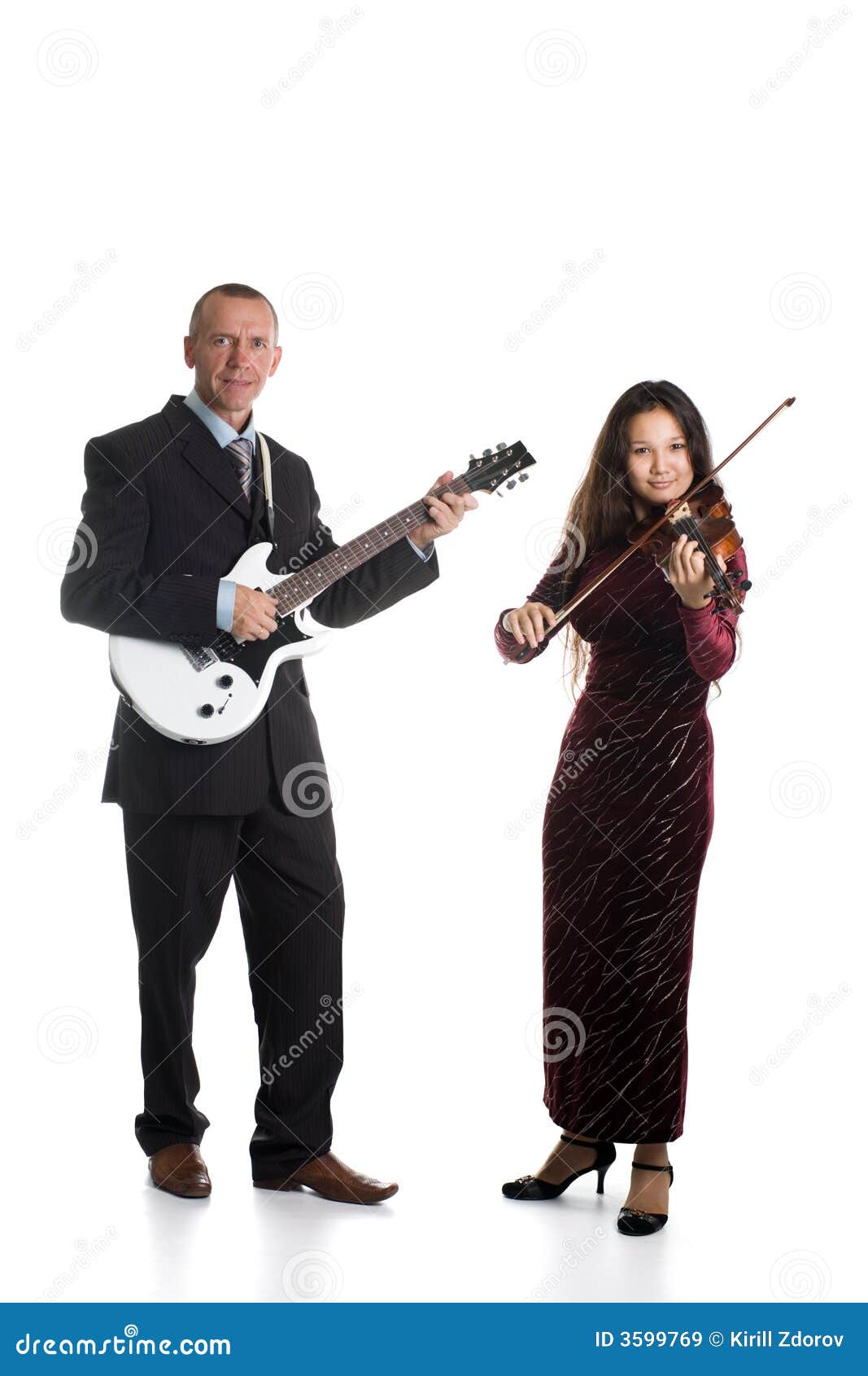Duet stock image. Image of female, instrumental, performance - 3599769