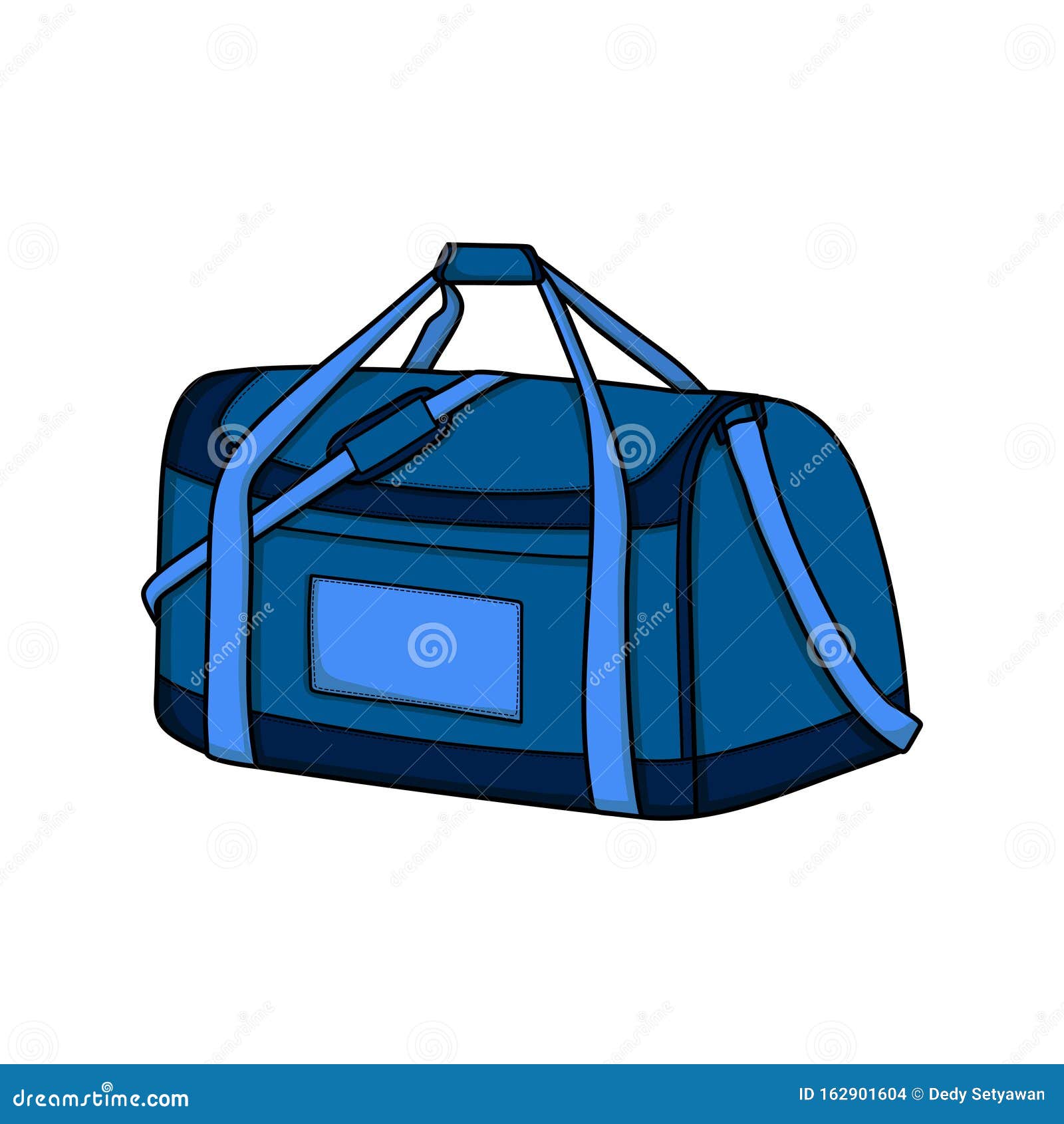 Duffel bag design vector stock vector. Illustration of design - 162901604