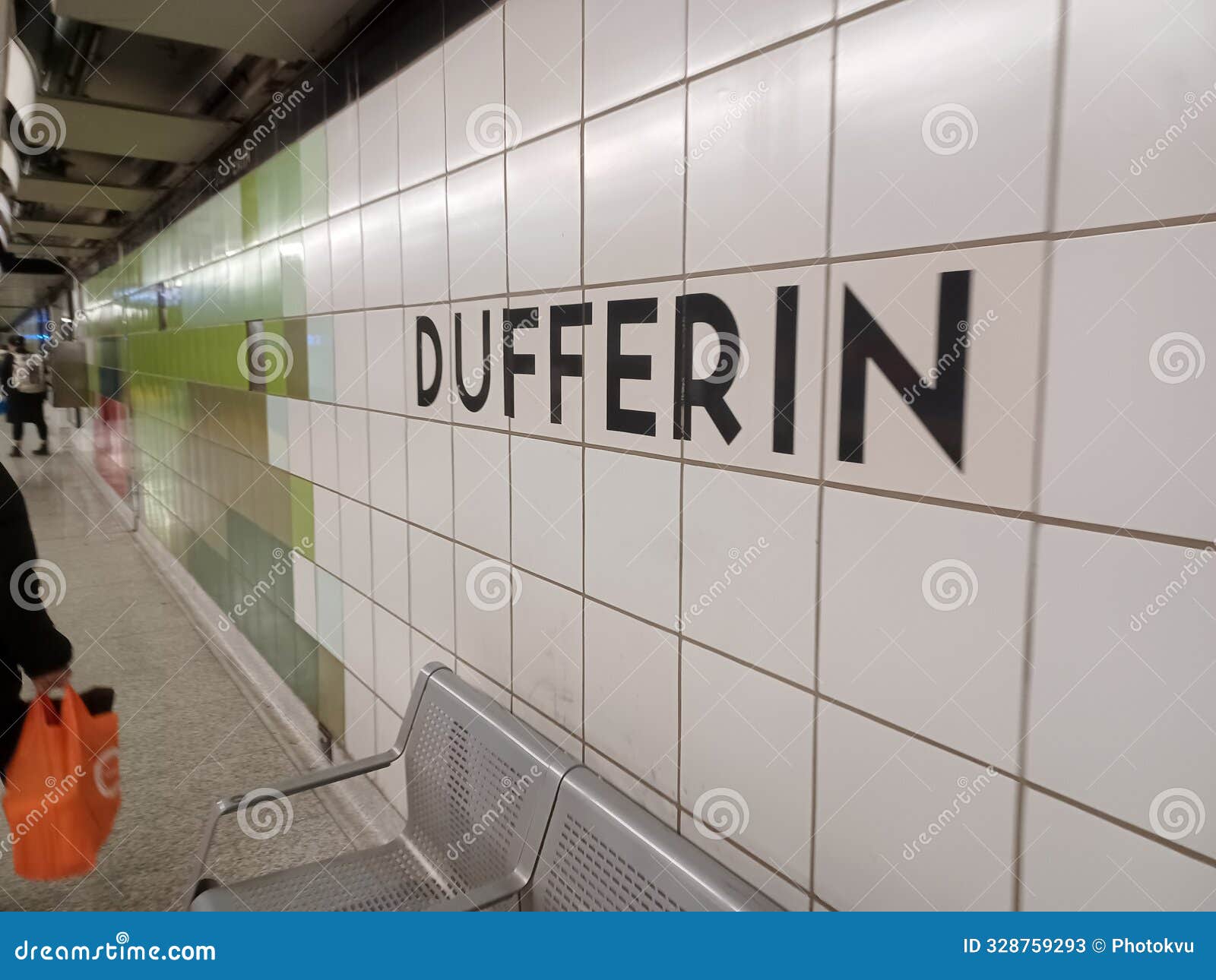 Dufferin Subway Station Interior View Editorial Stock Photo - Image of ...