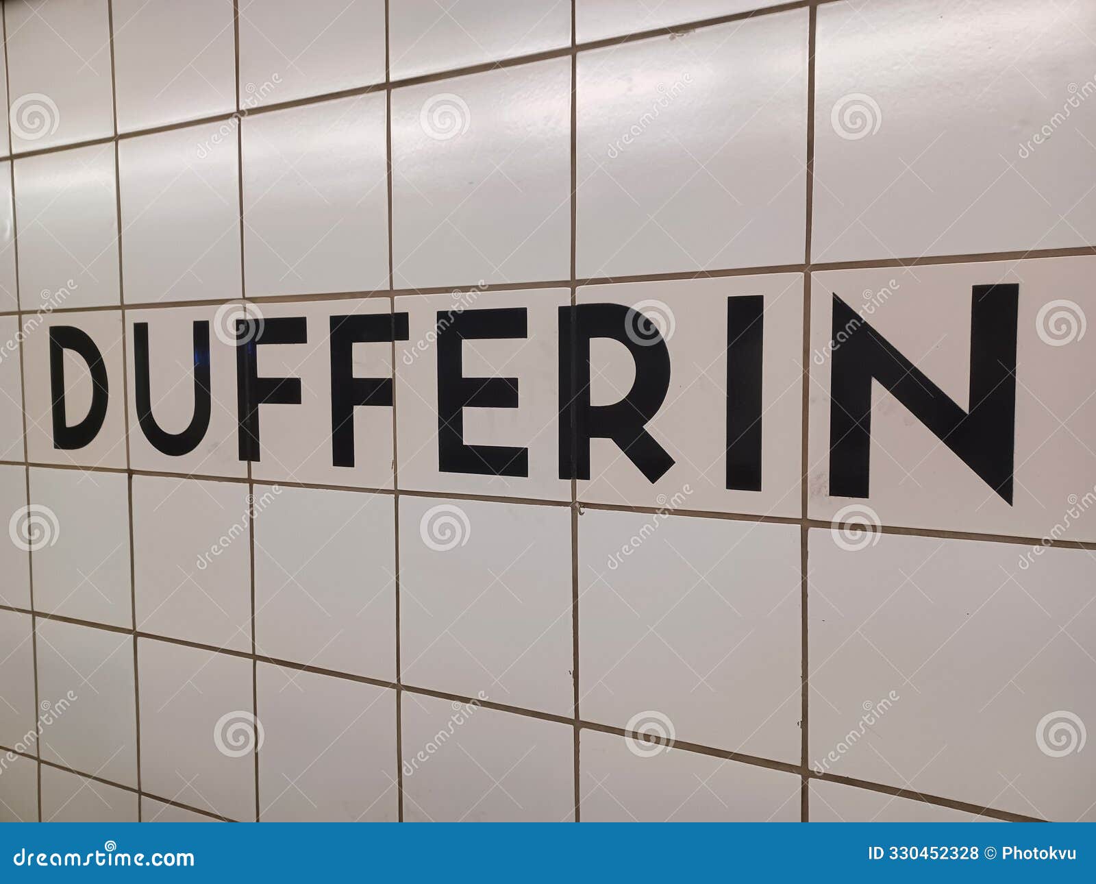 Dufferin Subway Station Interior View Editorial Stock Photo - Image of ...
