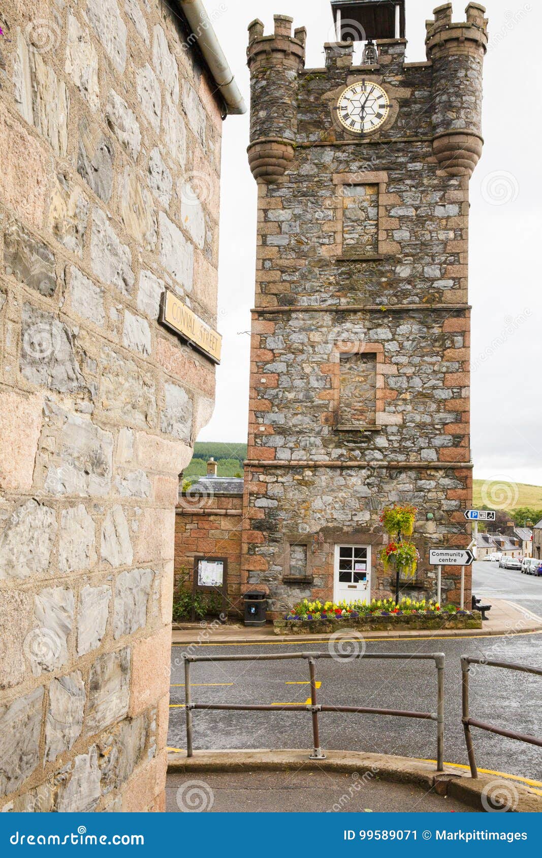 Dufftown Clock Tower Scotland Editorial Photo - Image of historic ... Dufftown Clock Tower Scotland Editorial Photo - Image of historic ...