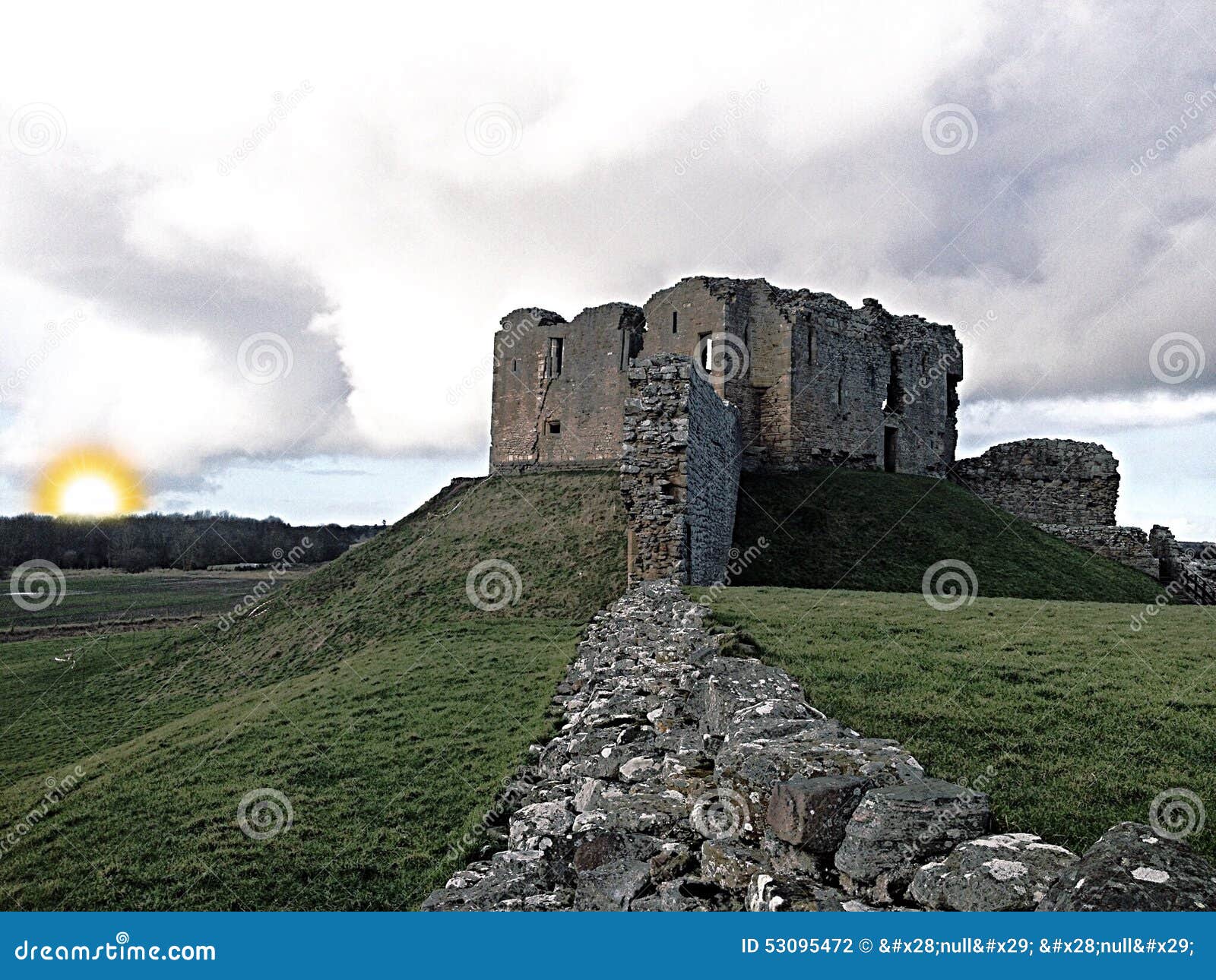 Duffus castle stock photo. Image of castle, scottish - 53095472