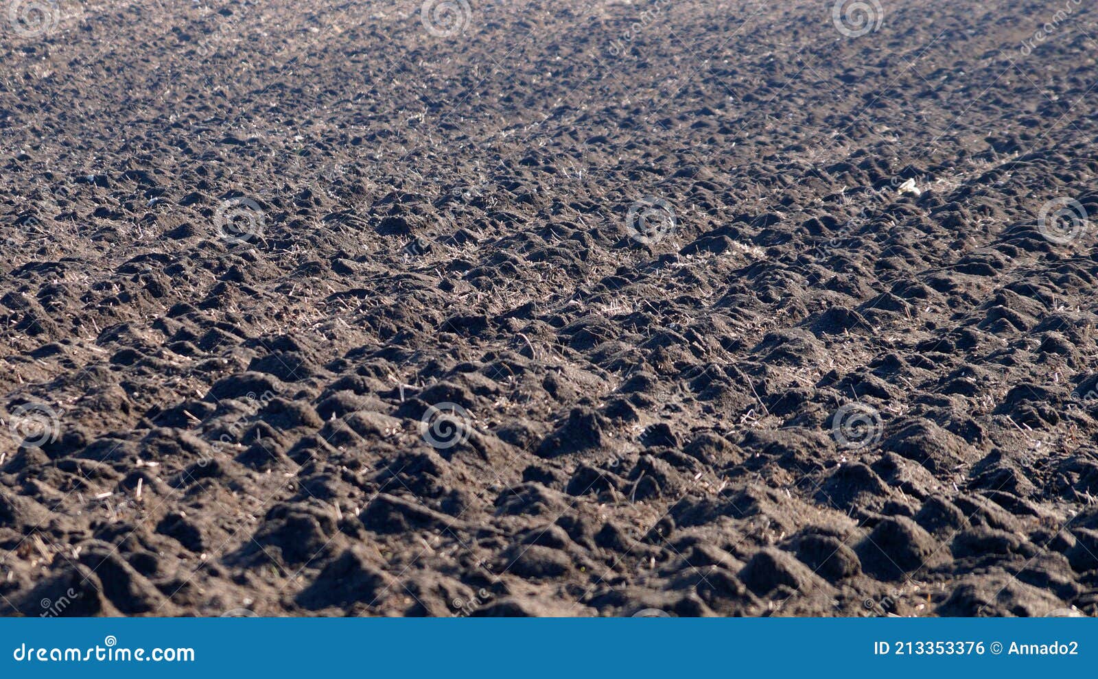Dug Up Spring Field Ground Texture for Natural Background Stock Photo ...