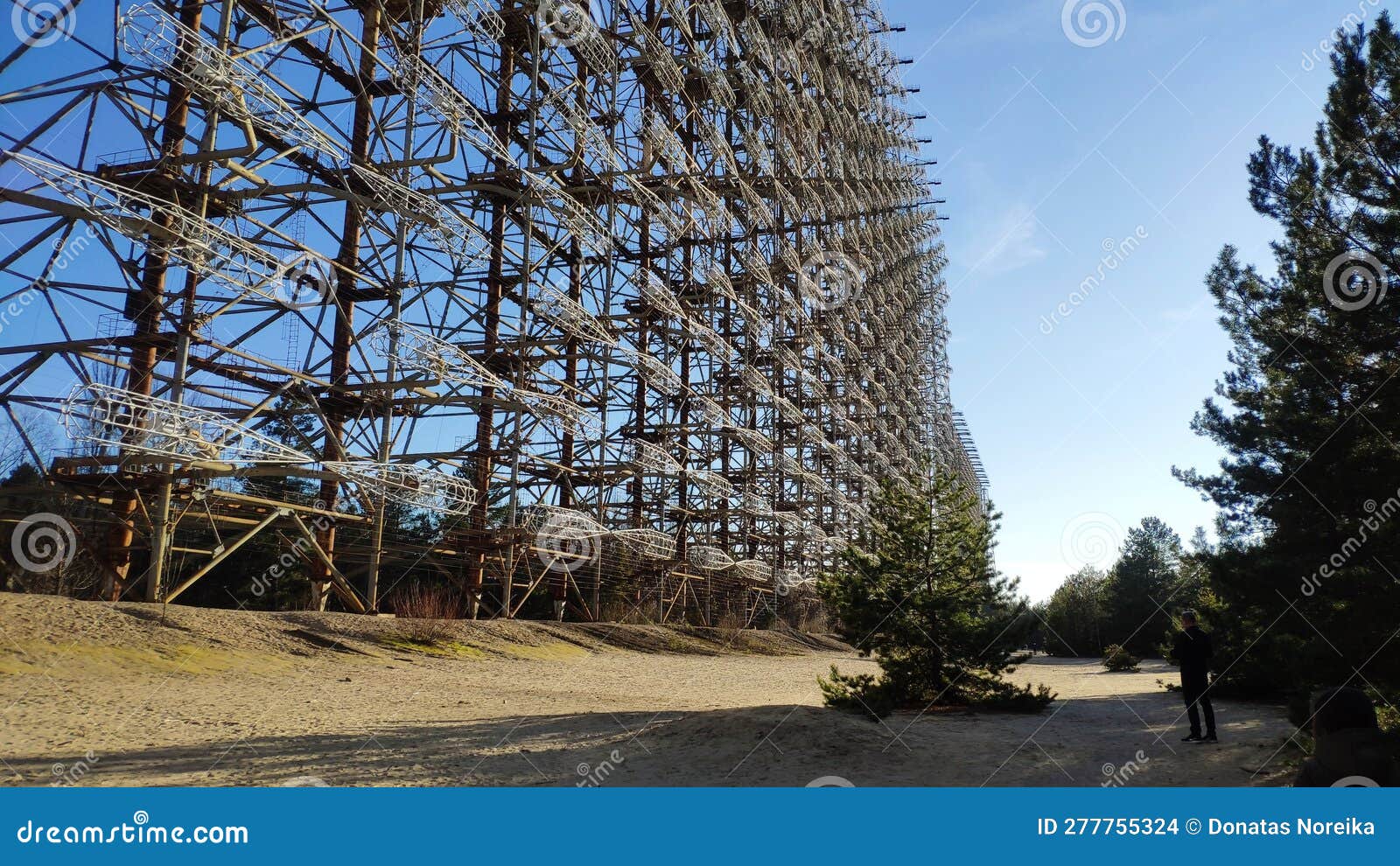 Duga Radar in Chernobyl Exclusion Zone. Chernobyl Nuclear Accident ...