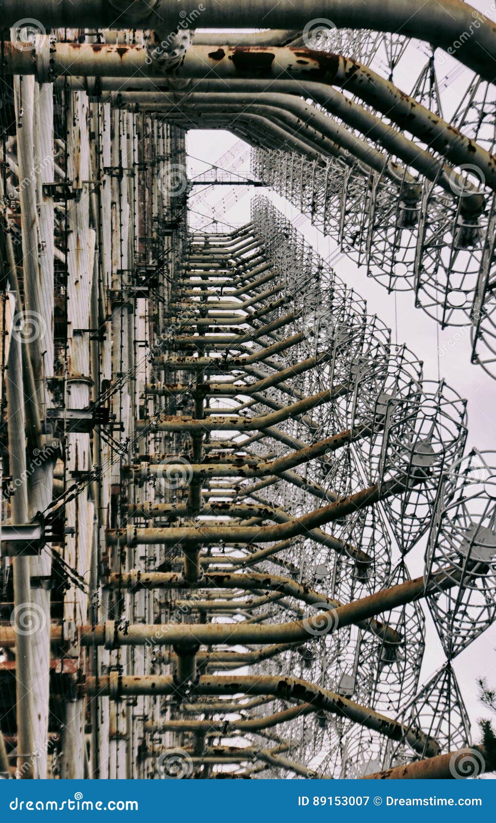 Duga radar in Chernobyl-2 editorial photography. Image of chernobyl2 ...