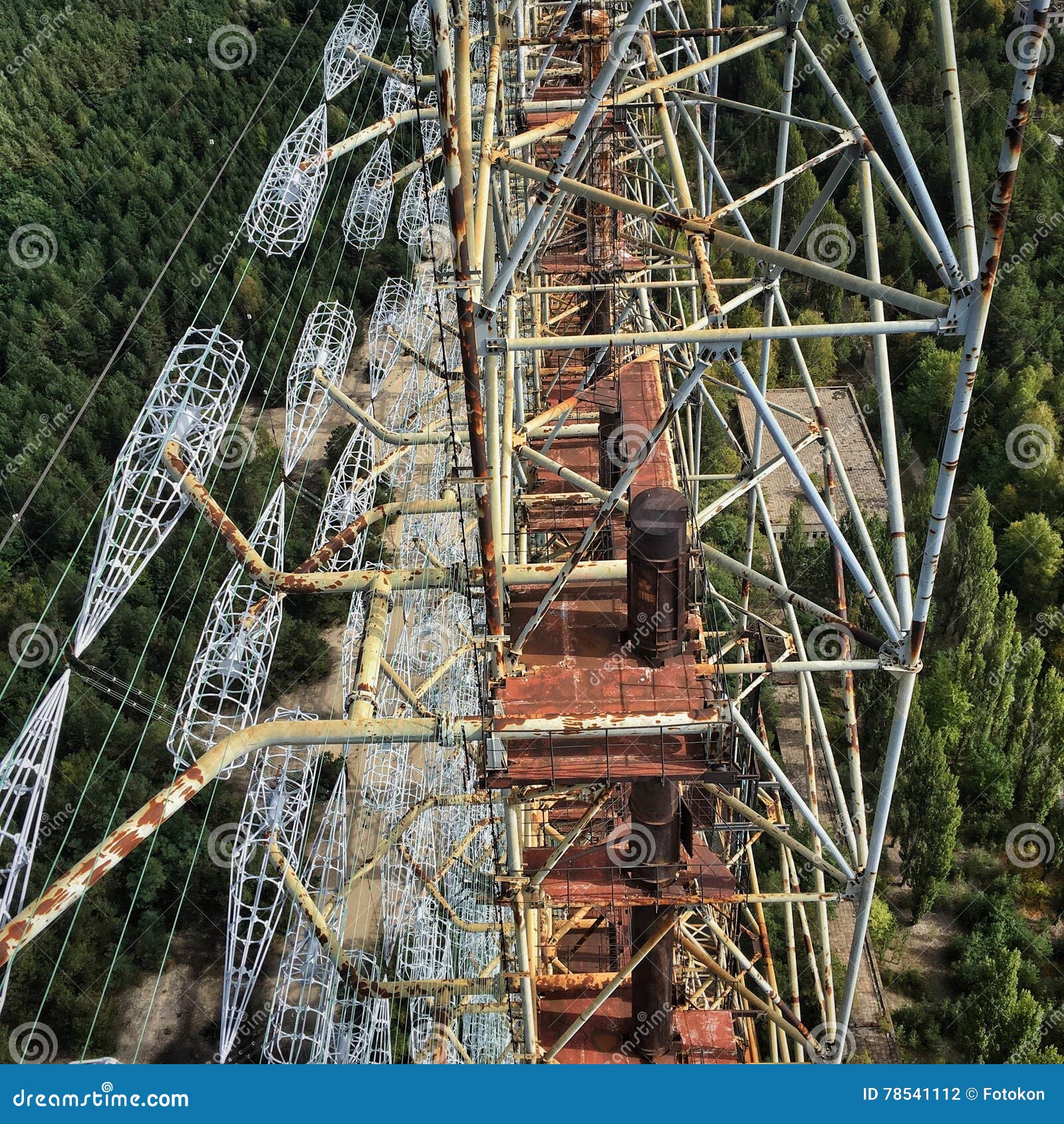 Duga radar editorial photography. Image of radar, prypiat - 78541112