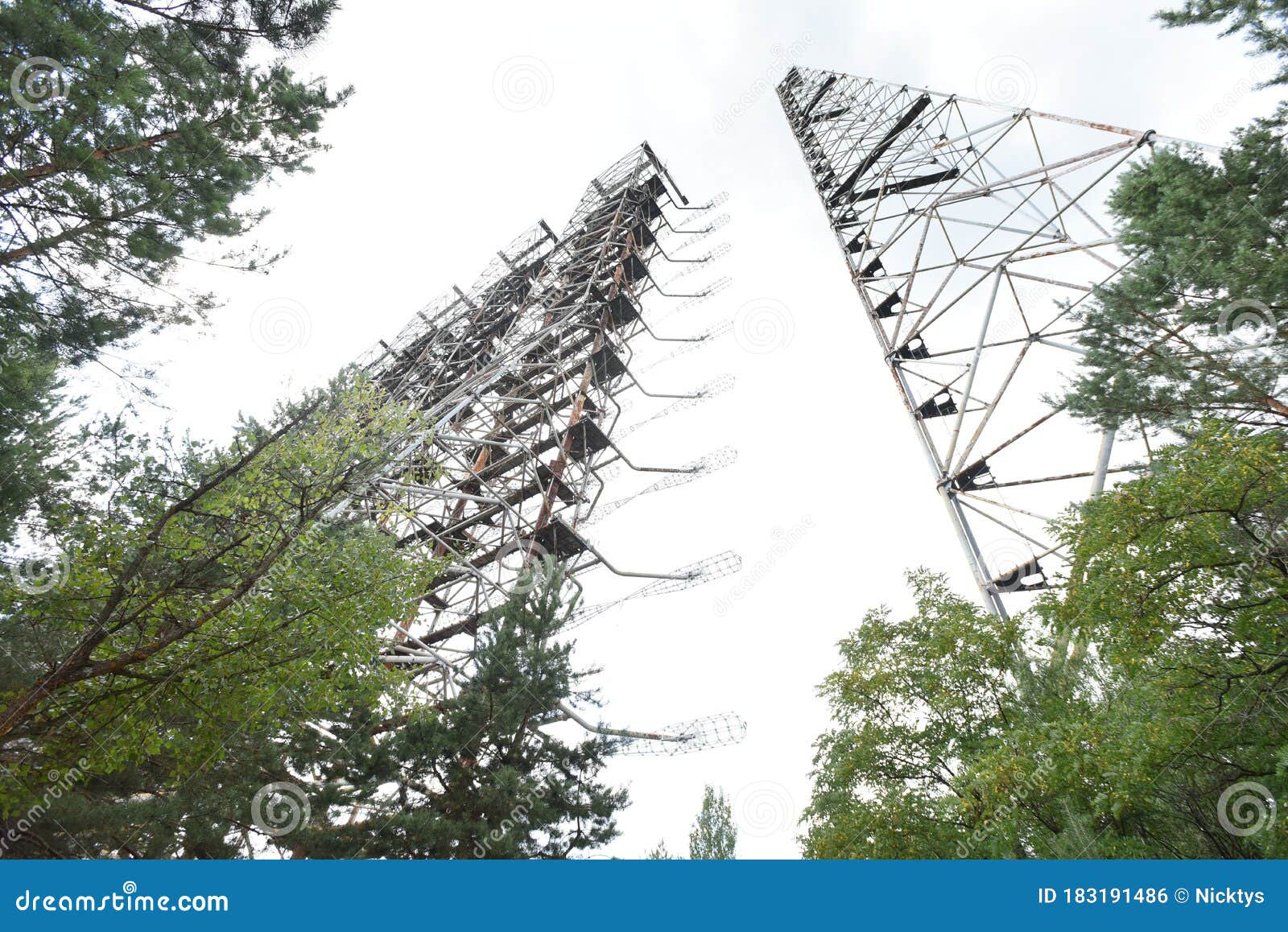 Duga a Soviet Over-the-horizon Radar System. Stock Photo - Image of ...