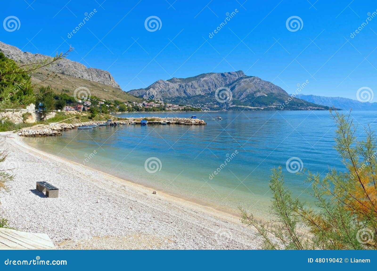 Dugi Rat stock photo. Image of stone, pepple, landscape - 48019042