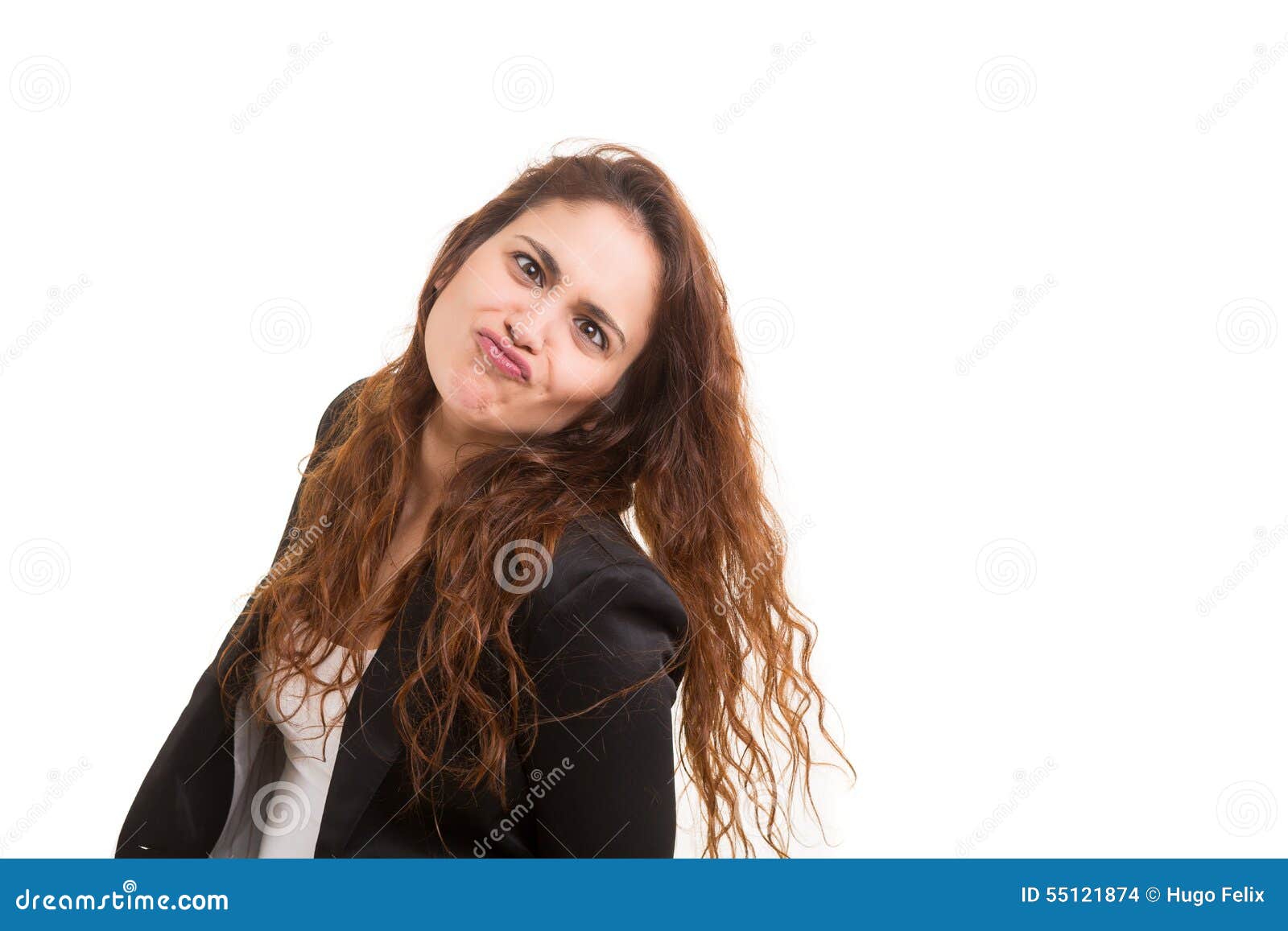 Duh ! stock photo. Image of adult, detail, female, happy - 55121874