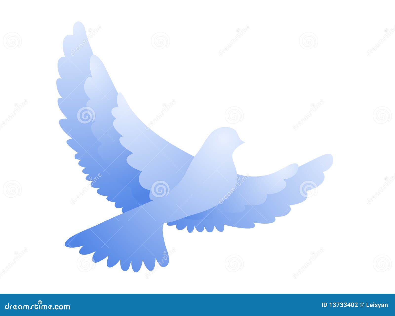 Duif vector illustratie. Illustration of duif, vleugels - 13733402