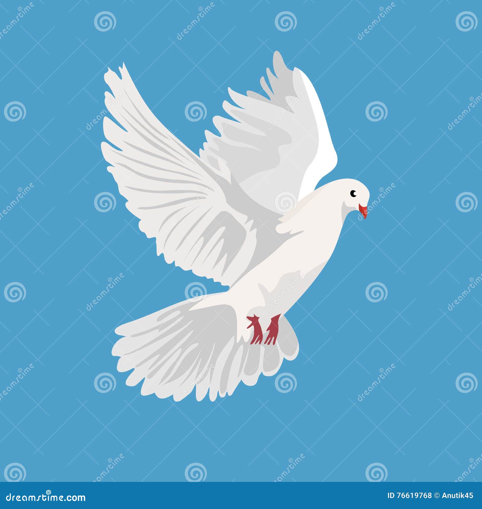 Duif, Duif, Vectorillustratie Vector Illustratie - Illustration of ...