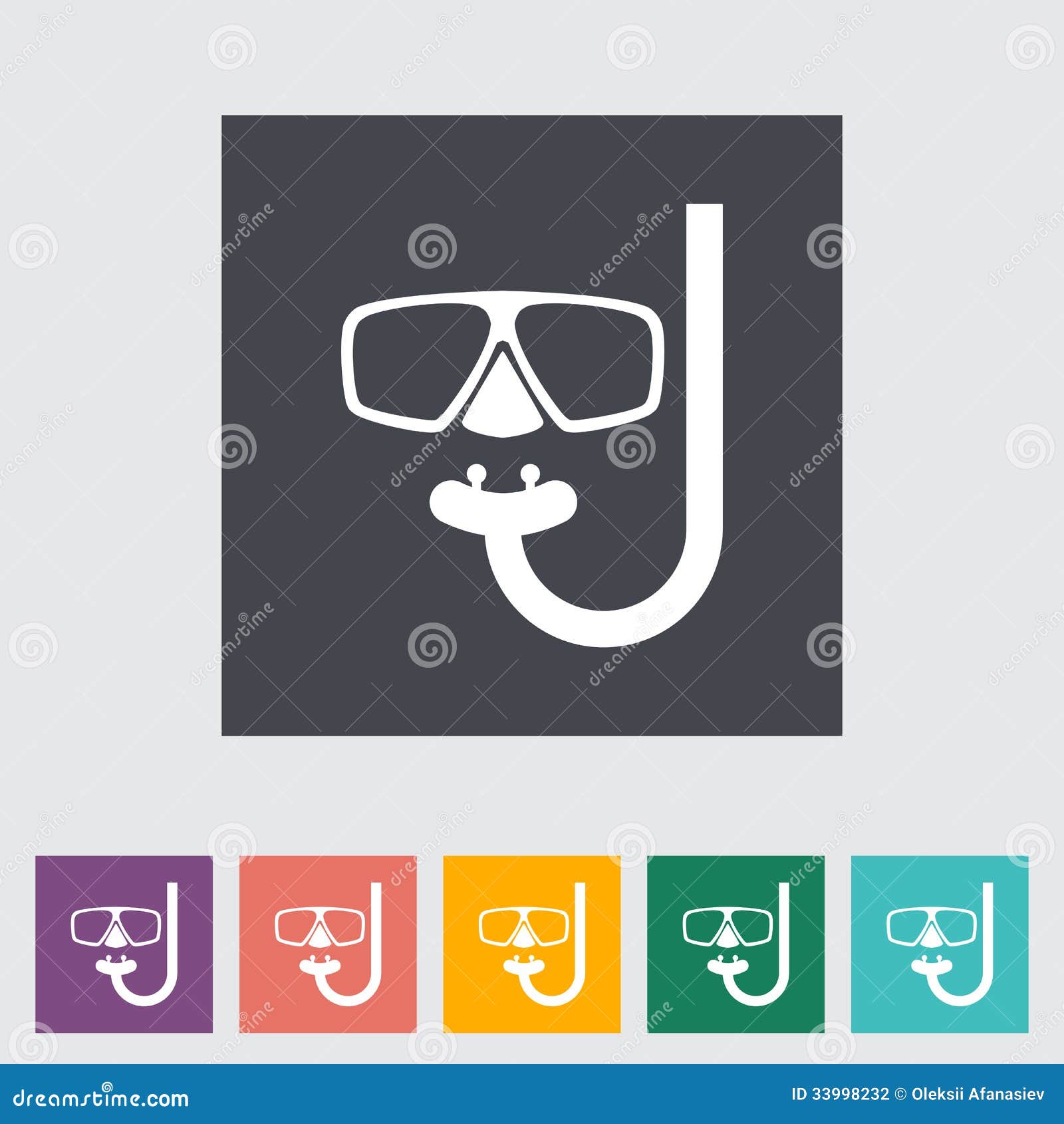 Duik vector illustratie. Illustration of hobbys, geïsoleerd - 33998232