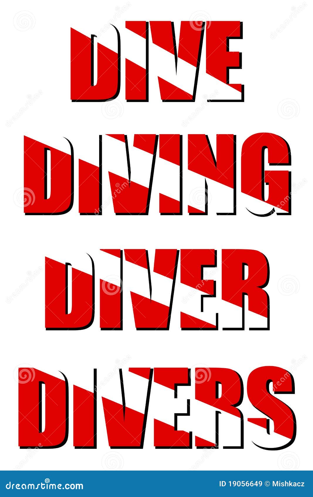 Duik De Duikende Duikers Van De Duiker Vector Illustratie ...