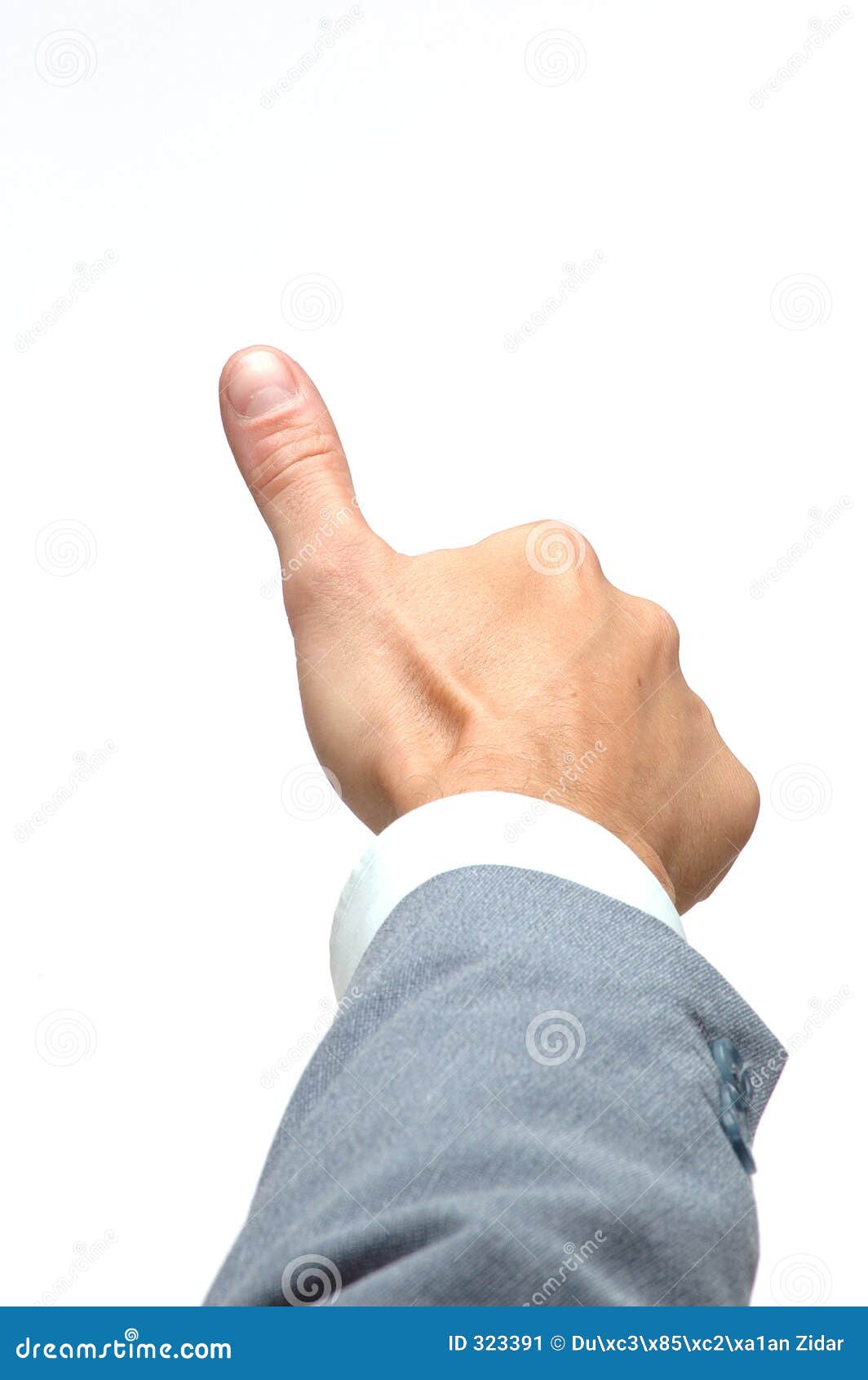 Duim stock afbeelding. Image of huid, goed, gedaan, aanvaarden - 323391