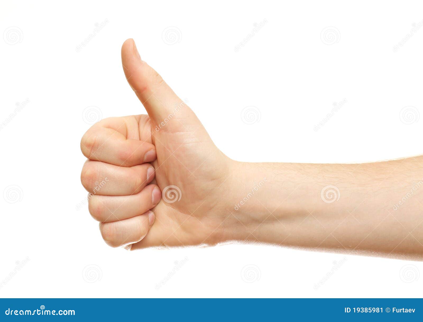 Duim omhoog stock afbeelding. Image of greep, positiviteit - 19385981