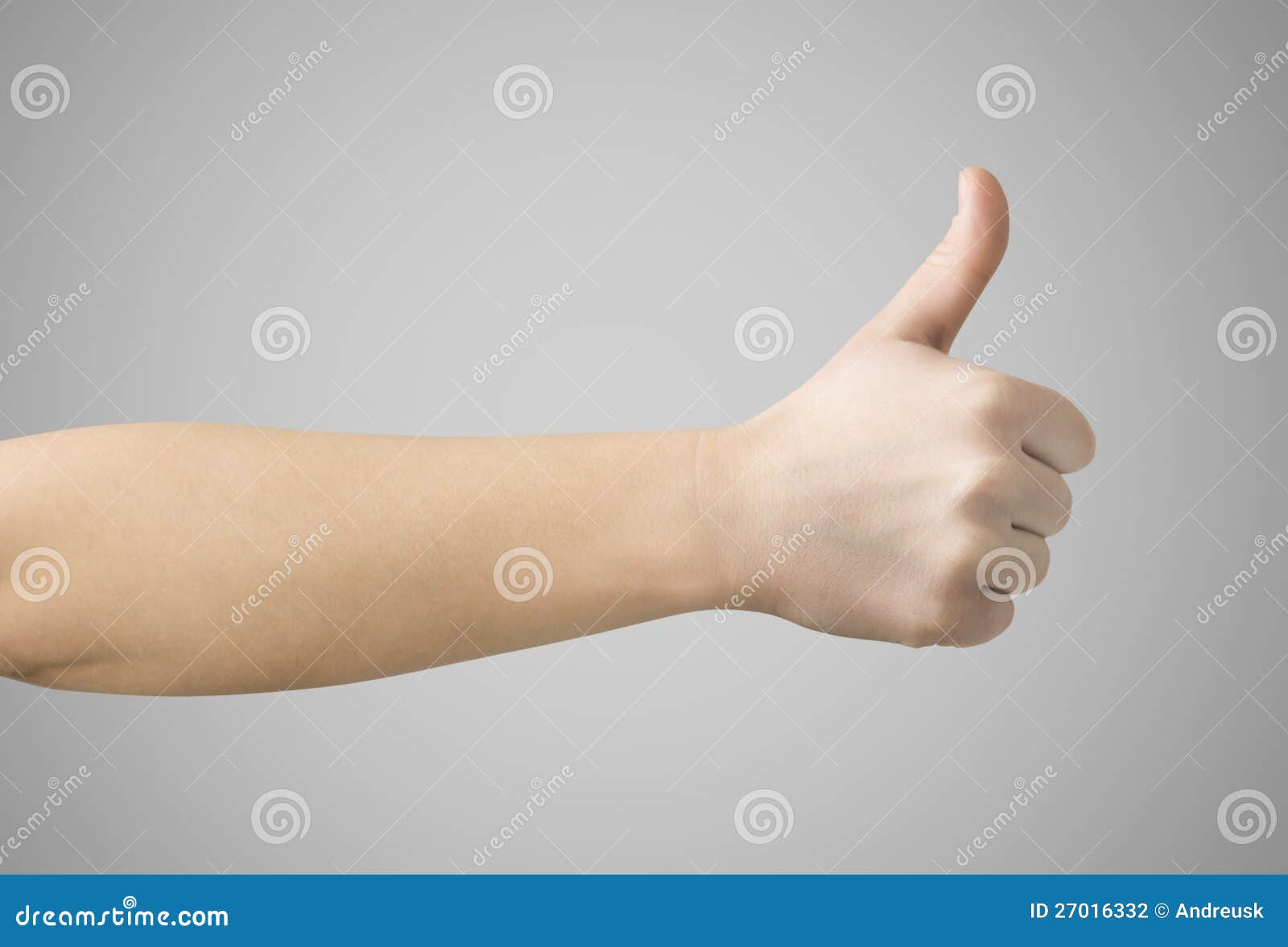 Duim omhoog stock foto. Image of grijs, duim, elegant - 27016332