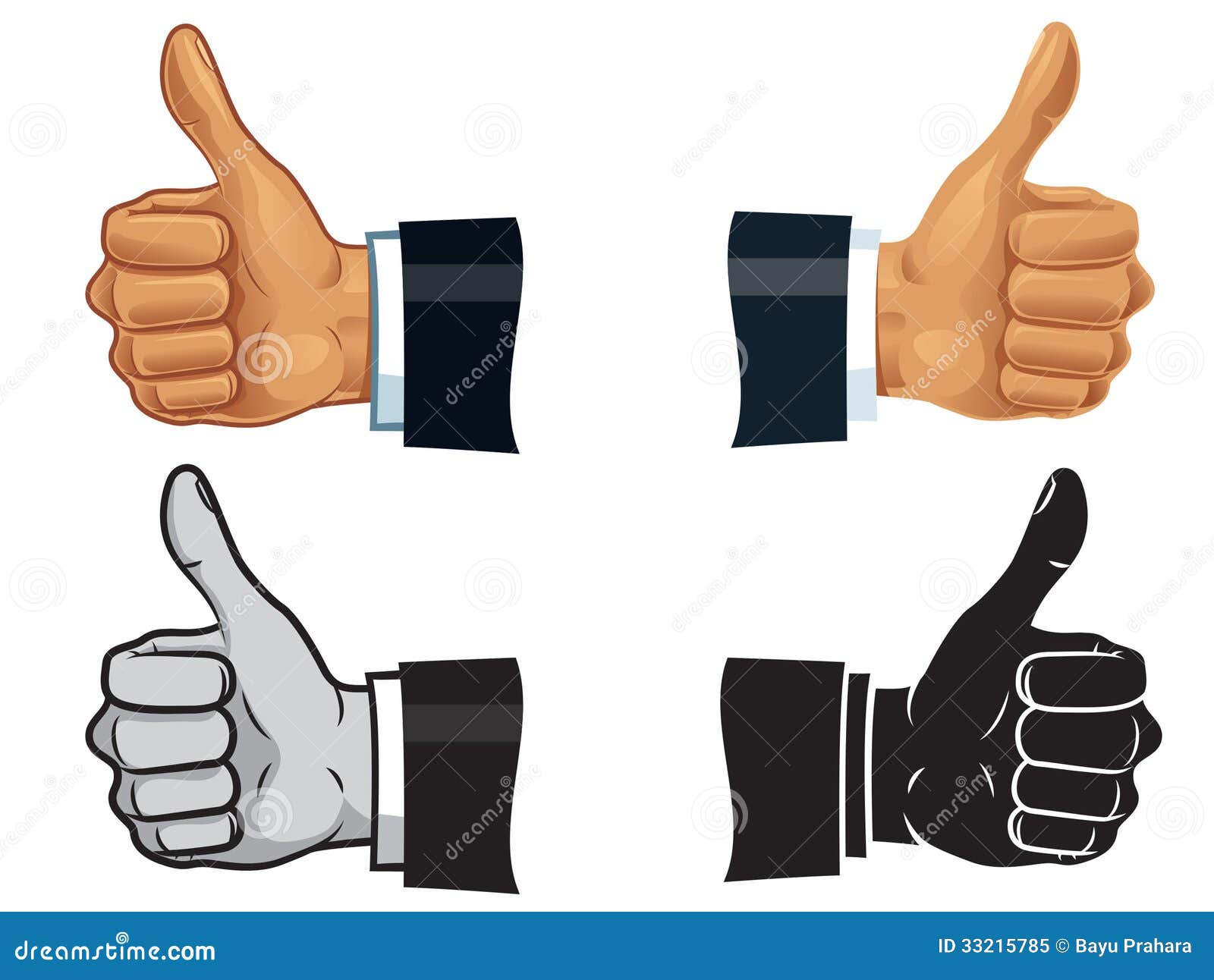 Duim omhoog vector illustratie. Illustration of duimen - 33215785