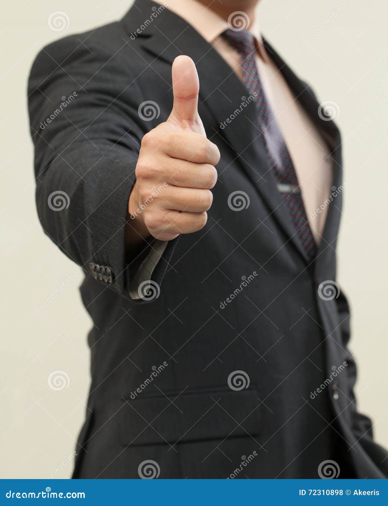 Duim omhoog stock foto. Image of groot, zakenman, professioneel - 72310898