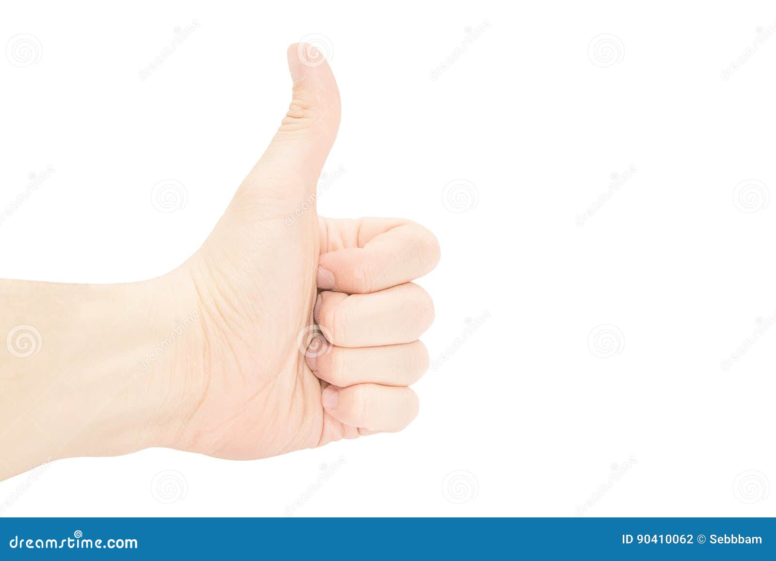 Duim omhoog stock foto. Image of duimen, geïsoleerd, verbinding - 90410062