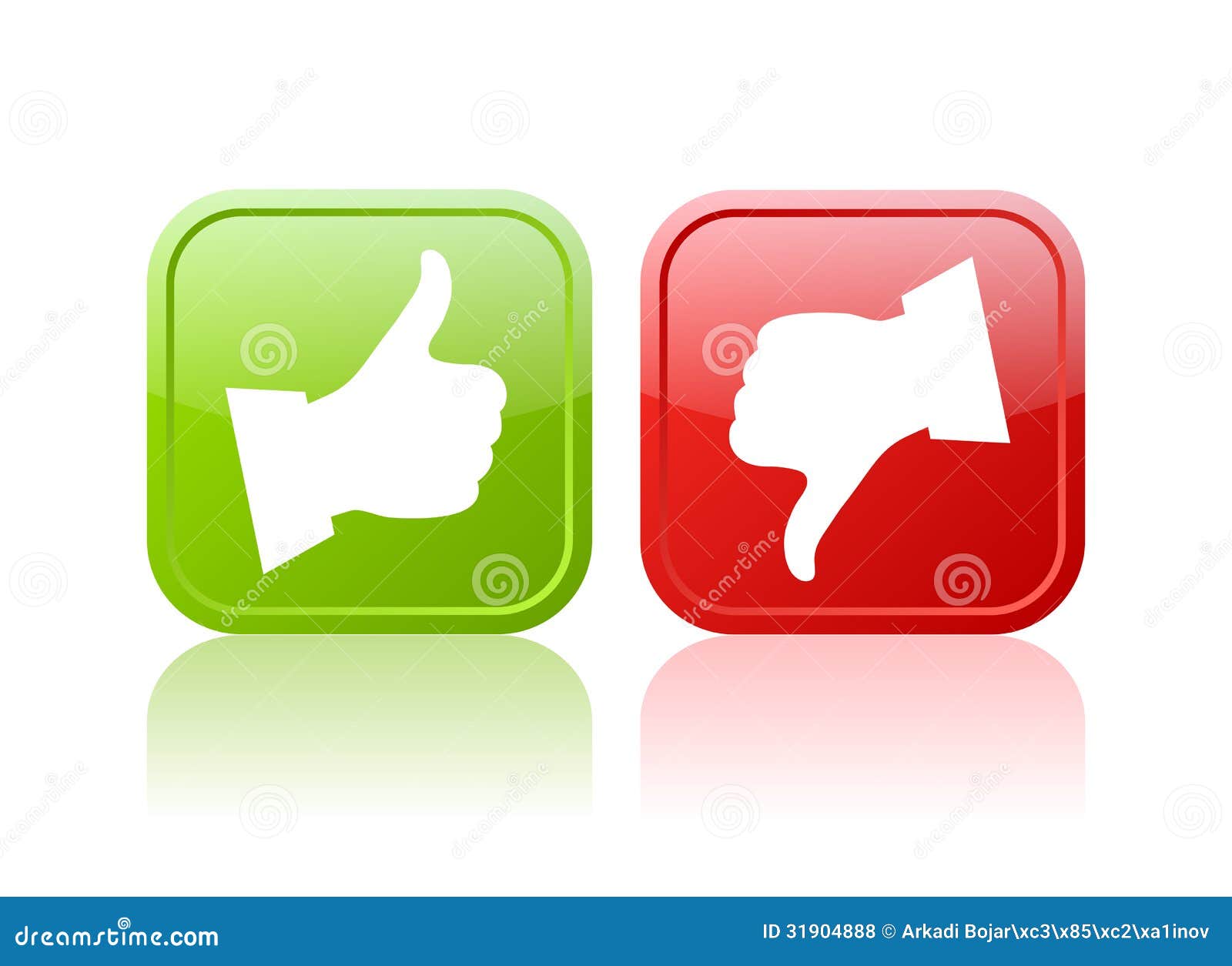 Duim op en neer vector illustratie. Illustration of goedgekeurd - 31904888