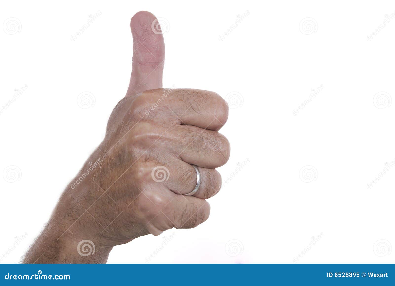 Duim op gebaar stock afbeelding. Image of evaluatie, hoog - 8528895