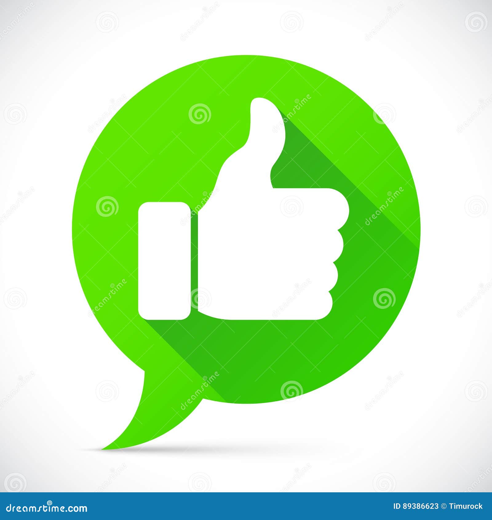 Duim op pictogram vector illustratie. Illustration of vector - 89386623