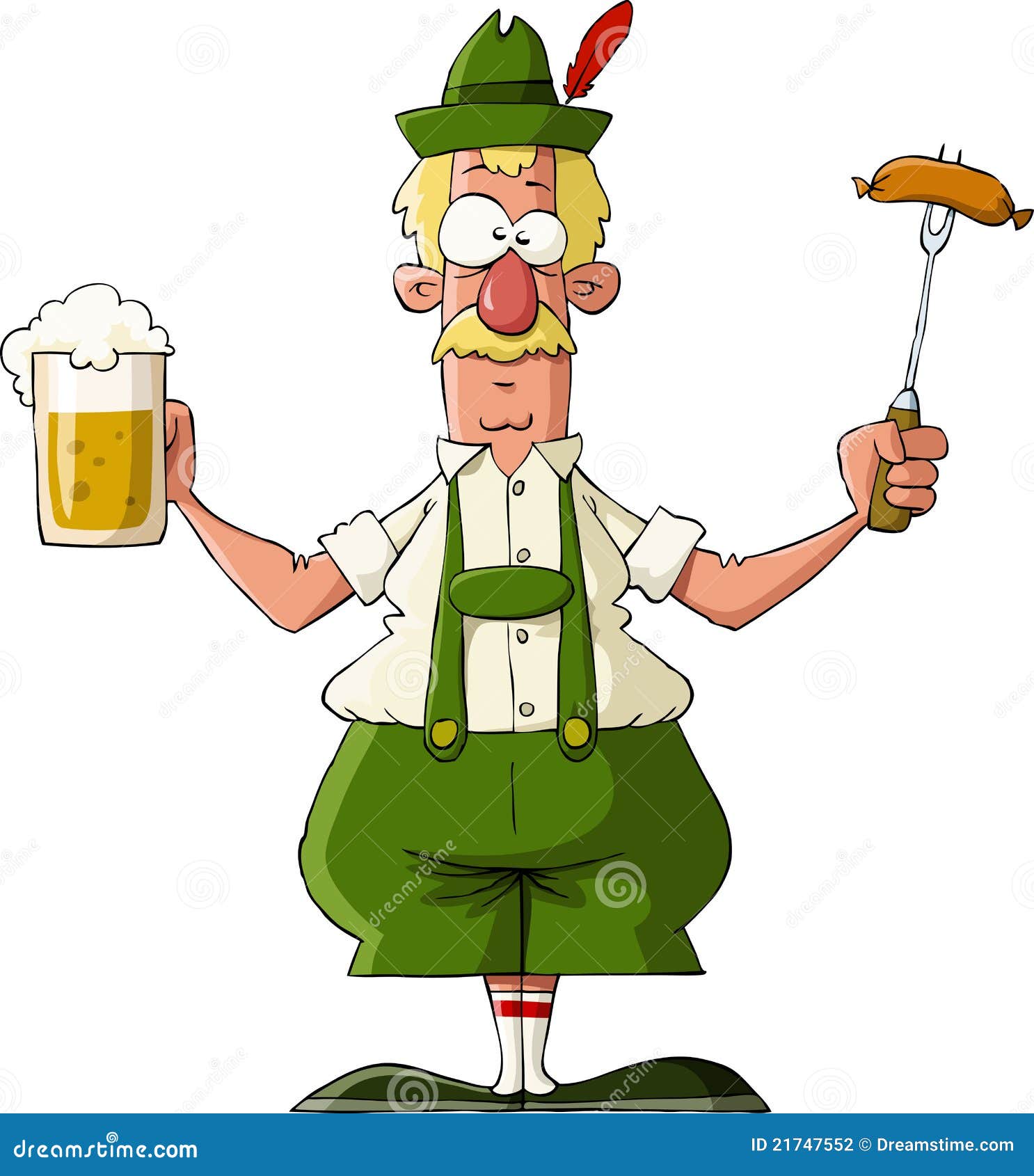 Duits vector illustratie. Illustration of schilderij - 21747552