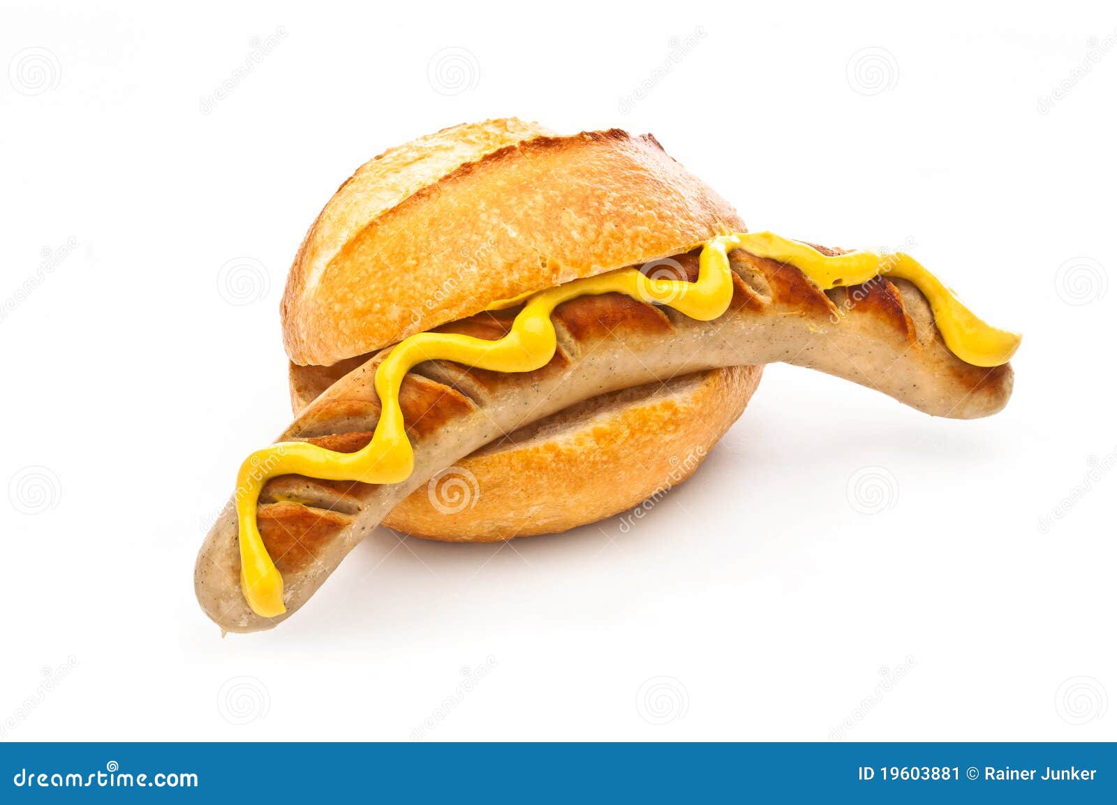 Duitse Braadworst stock afbeelding. Image of maaltijd - 19603881