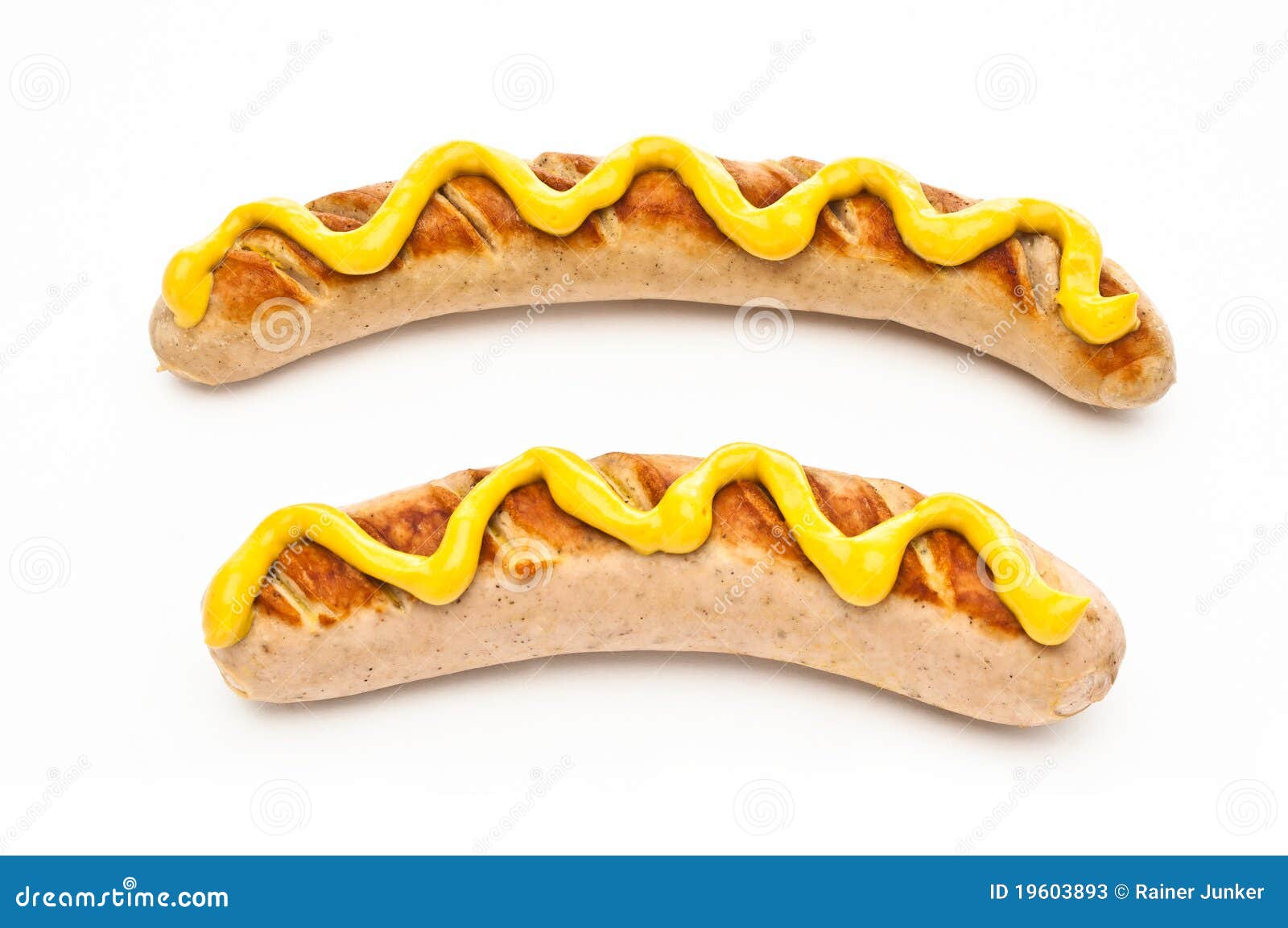 Duitse Braadworst stock afbeelding. Image of calorie - 19603893