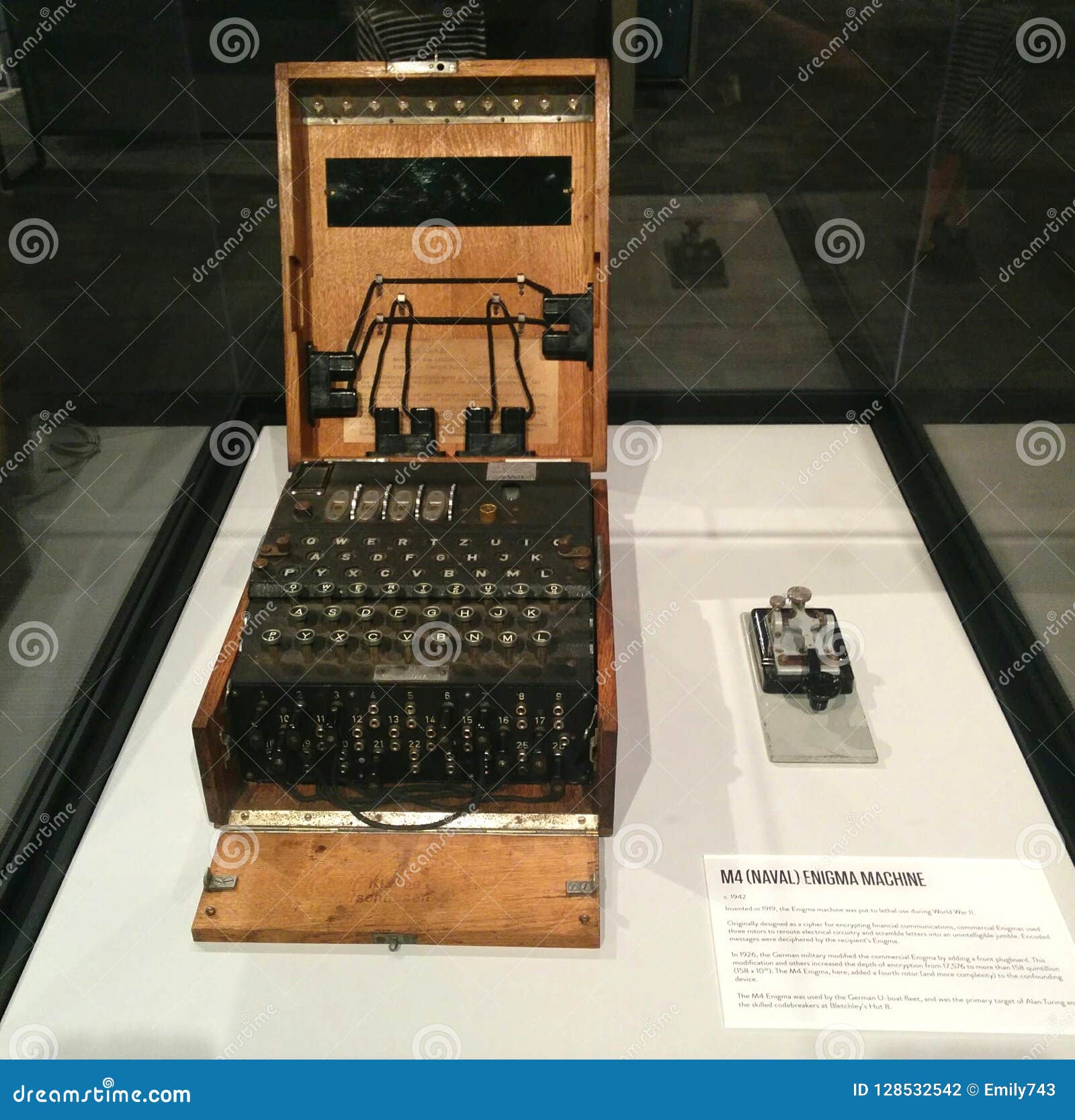Duitse M4 Enigma De Codemachine Van WO.II Redactionele Fotografie ...