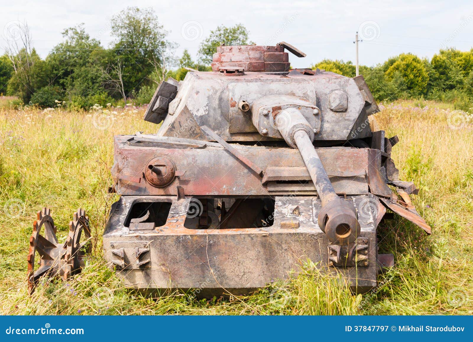 Duitse Middelgrote Tank PzKpfw IV Stock Afbeelding - Image of rupsband ...