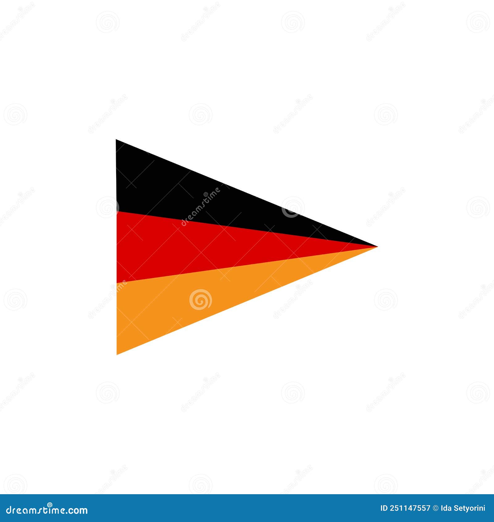 Duitse Tekening Van Het Logo Stock Illustratie - Illustration of duits ...