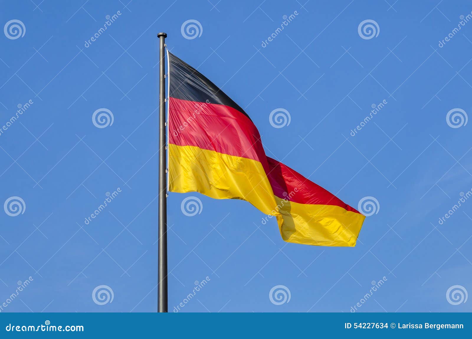 Duitse vlag stock foto. Image of symbool, kwispelen, attributen - 54227634