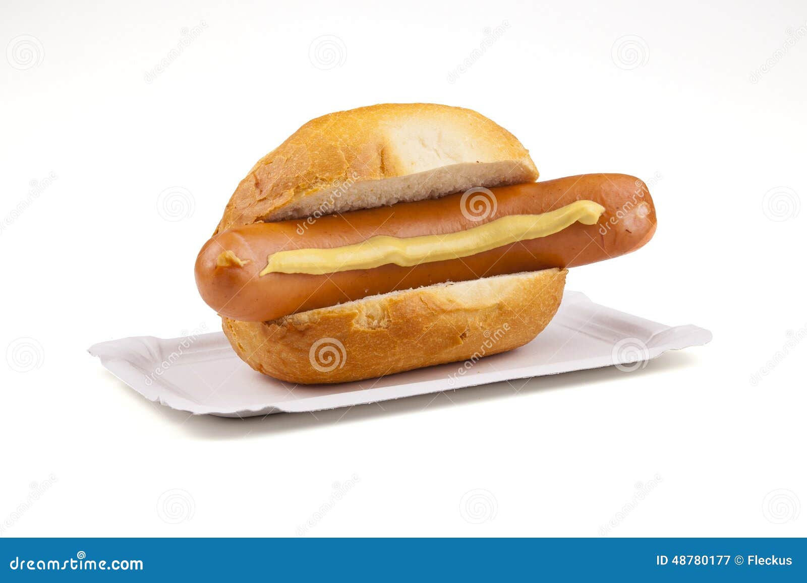 Duitse Worst - Deutsche-Bockwurst Stock Afbeelding - Image of broodje ...