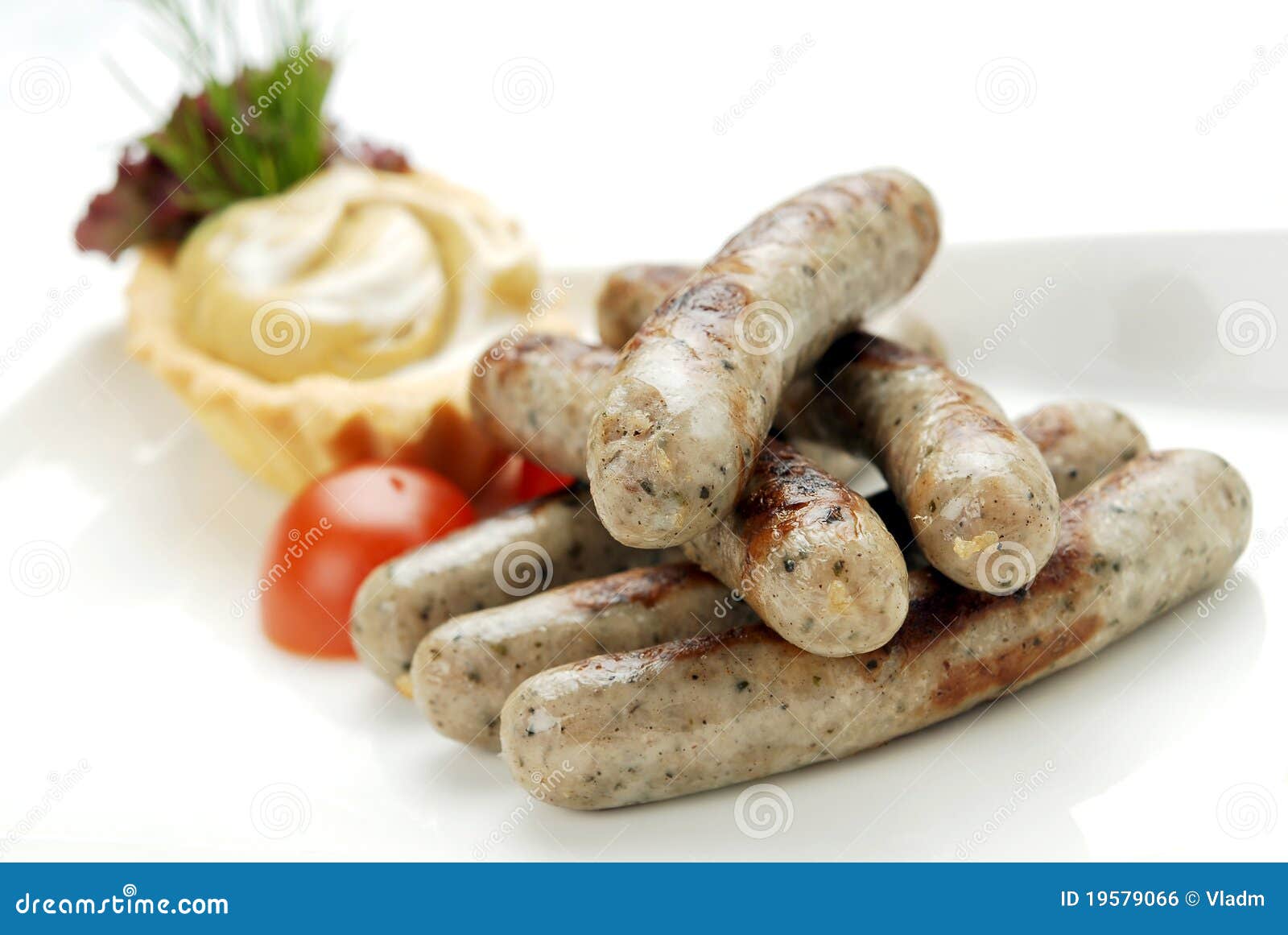 Duitse worsten stock foto. Image of schotel, voedsel - 19579066
