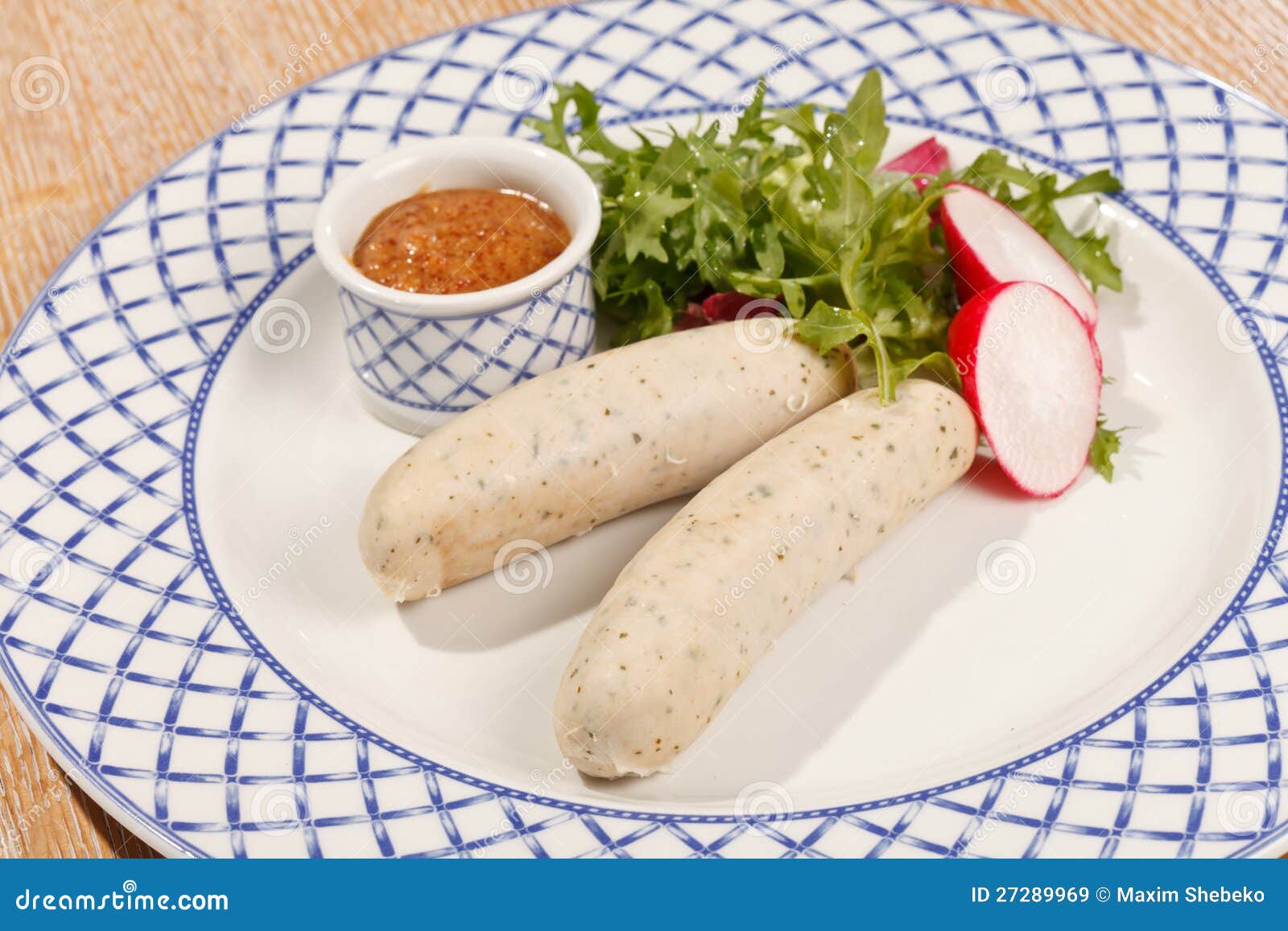 Duitse worsten stock afbeelding. Image of snel, europees - 27289969