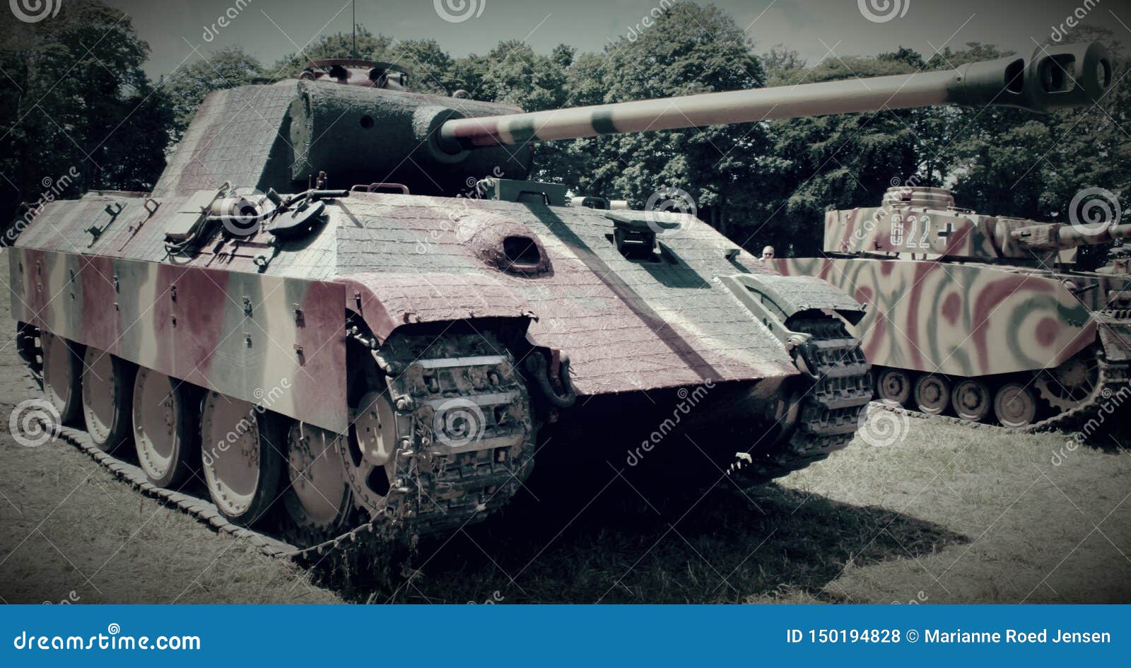 Duitse WW2 Panzer V Pantertank Stock Foto - Image of duitsland, tank ...