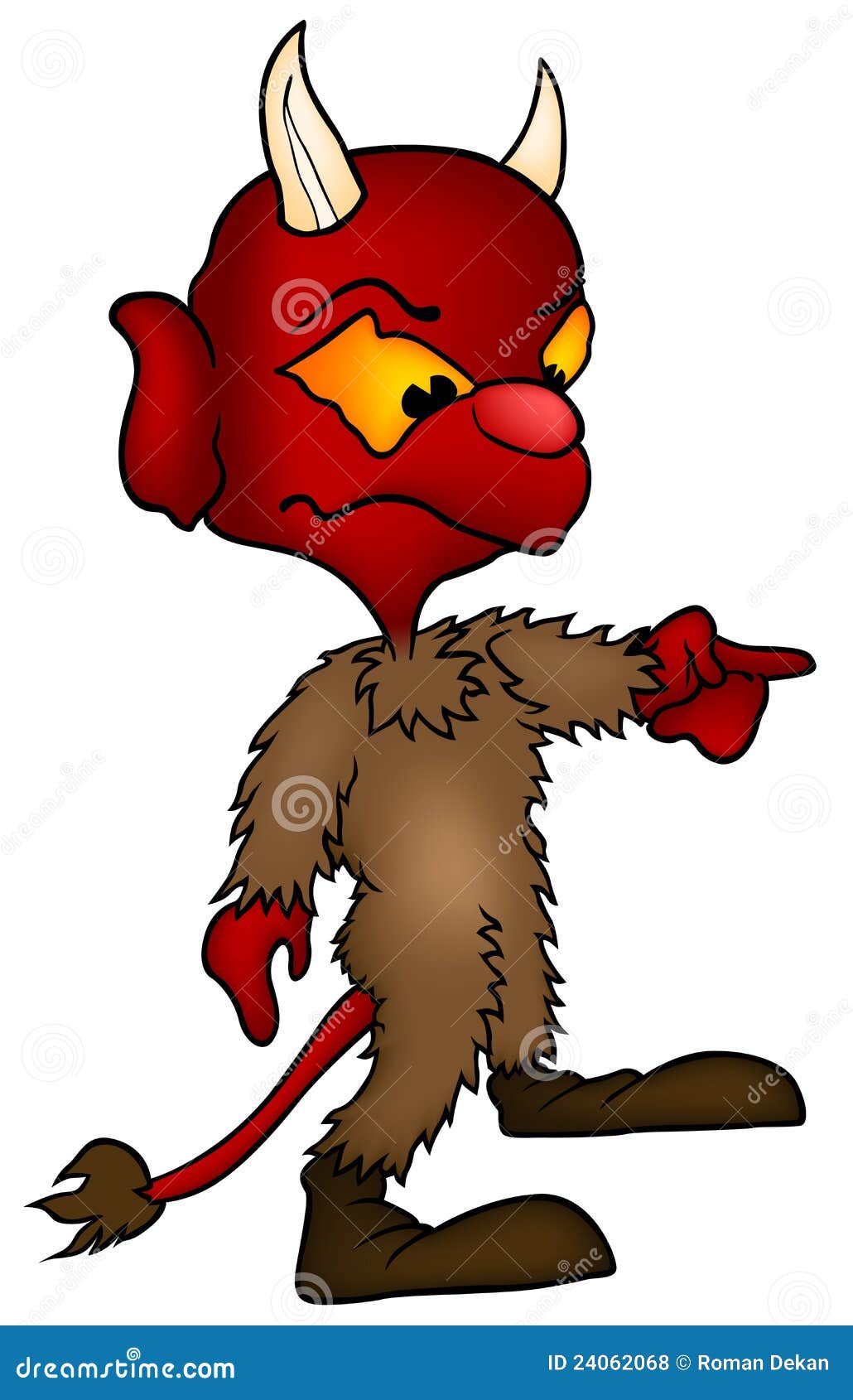 Duivel vector illustratie. Illustration of karakter, duisternis - 24062068