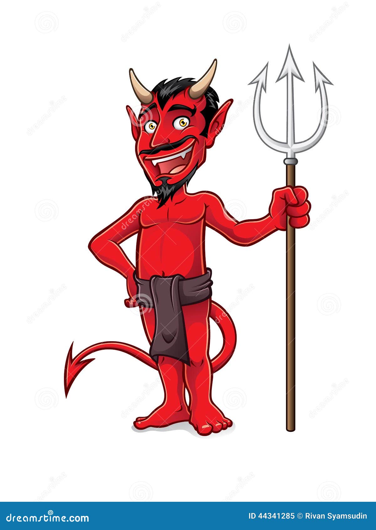 Duivel vector illustratie. Illustration of hoofd, karakter - 44341285