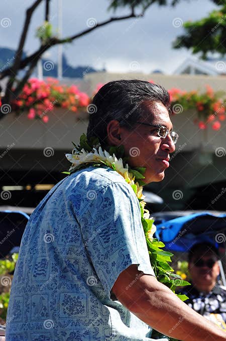 Duke Aiona Governor of Hawaii Editorial Photography - Image of duke ...