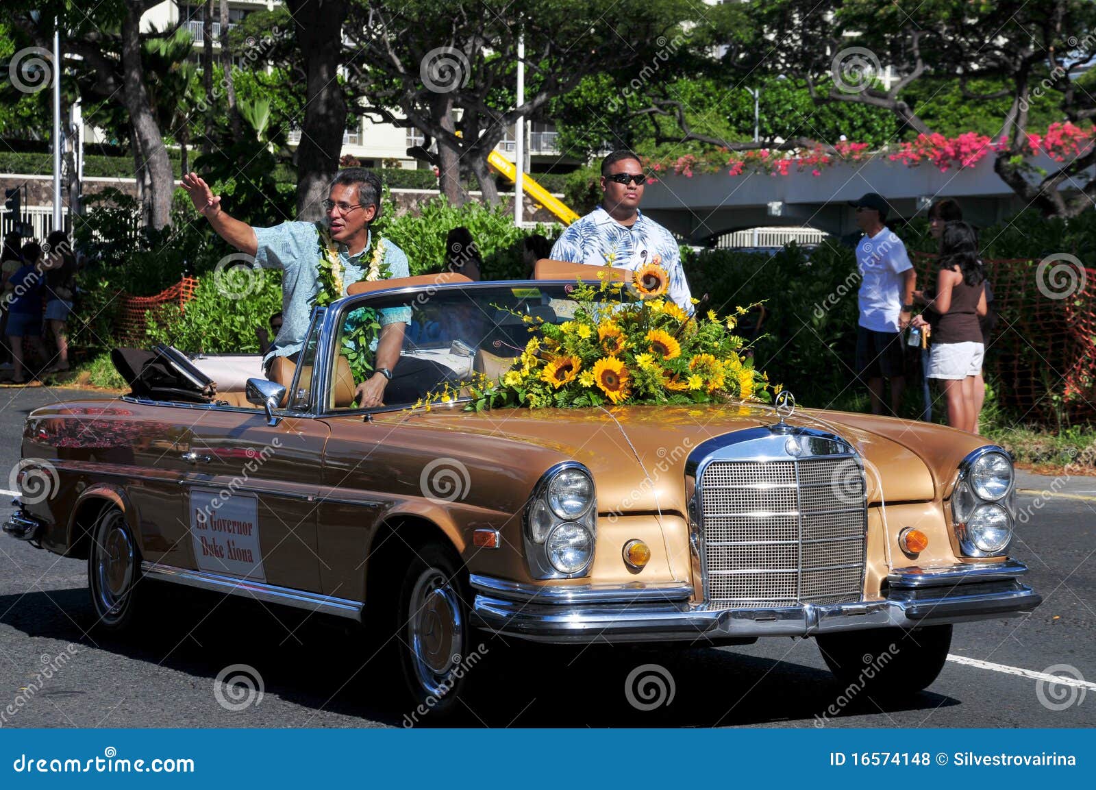 Duke Aiona Governor of Hawaii Editorial Stock Photo - Image of halau ...