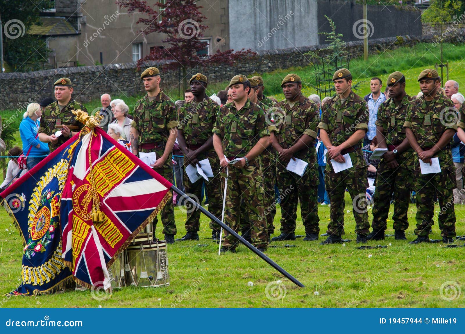 Duke of Lancaster Regiment Ceremony Editorial Stock Image - Image of ...
