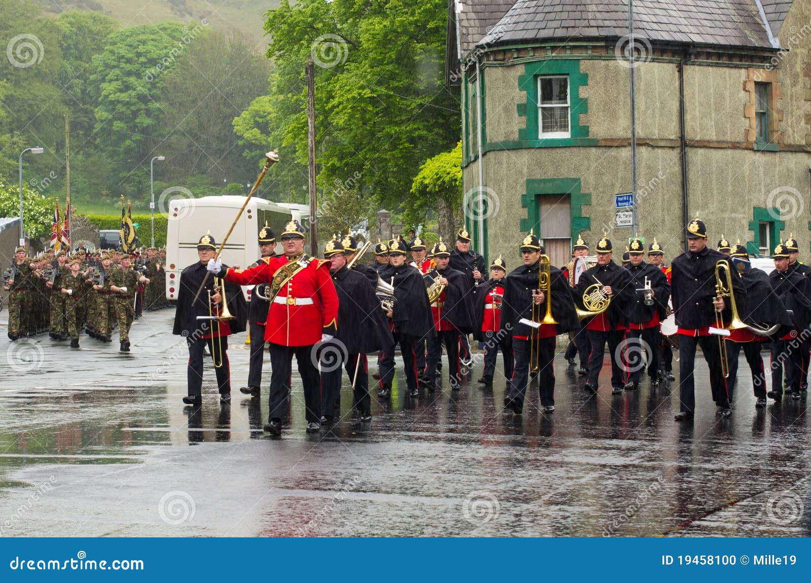 Duke of Lancaster Regiment Ceremony Editorial Image - Image of army ...