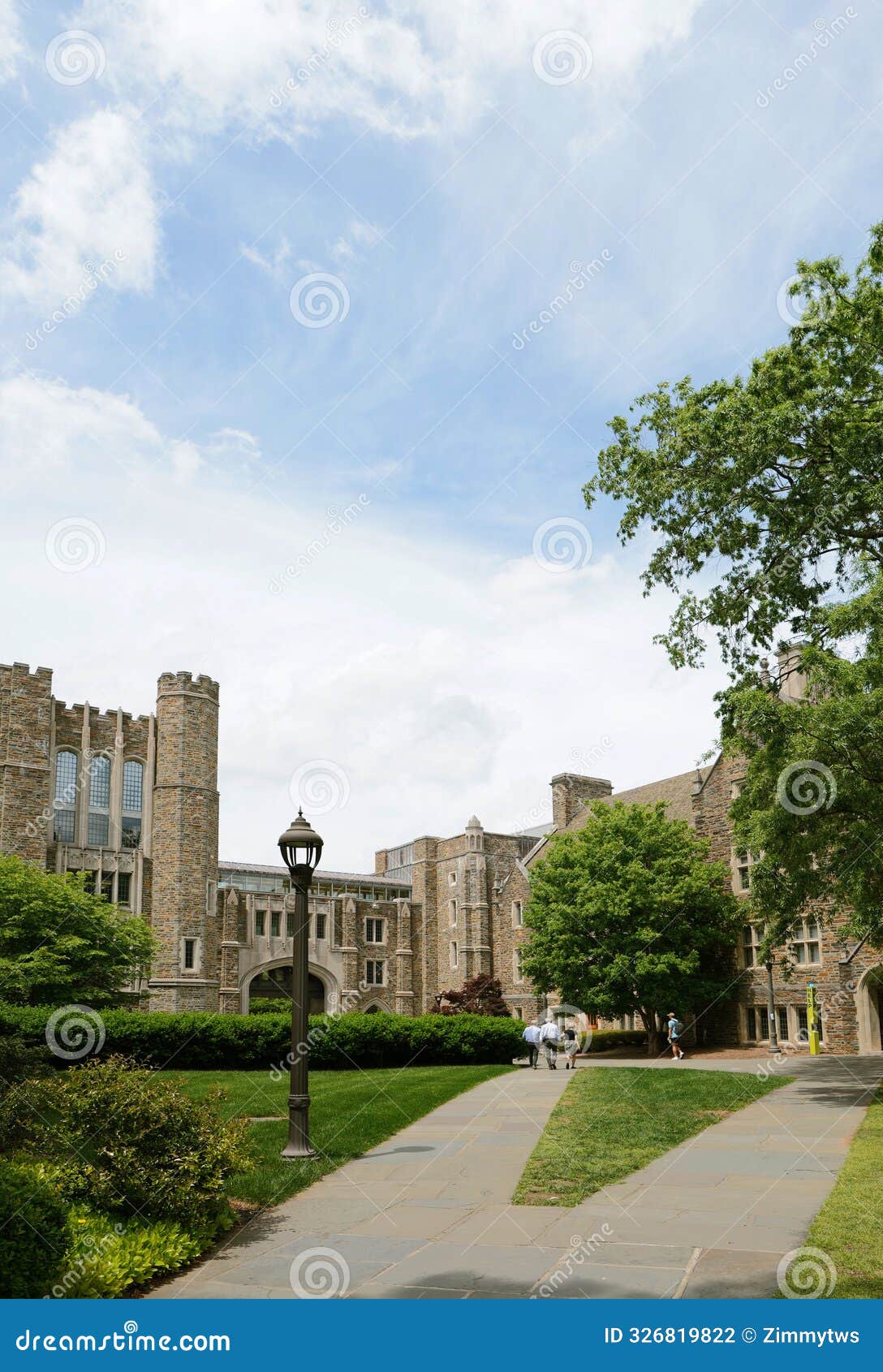 The Duke University Campus in Durham , NC Stock Photo - Image of ...