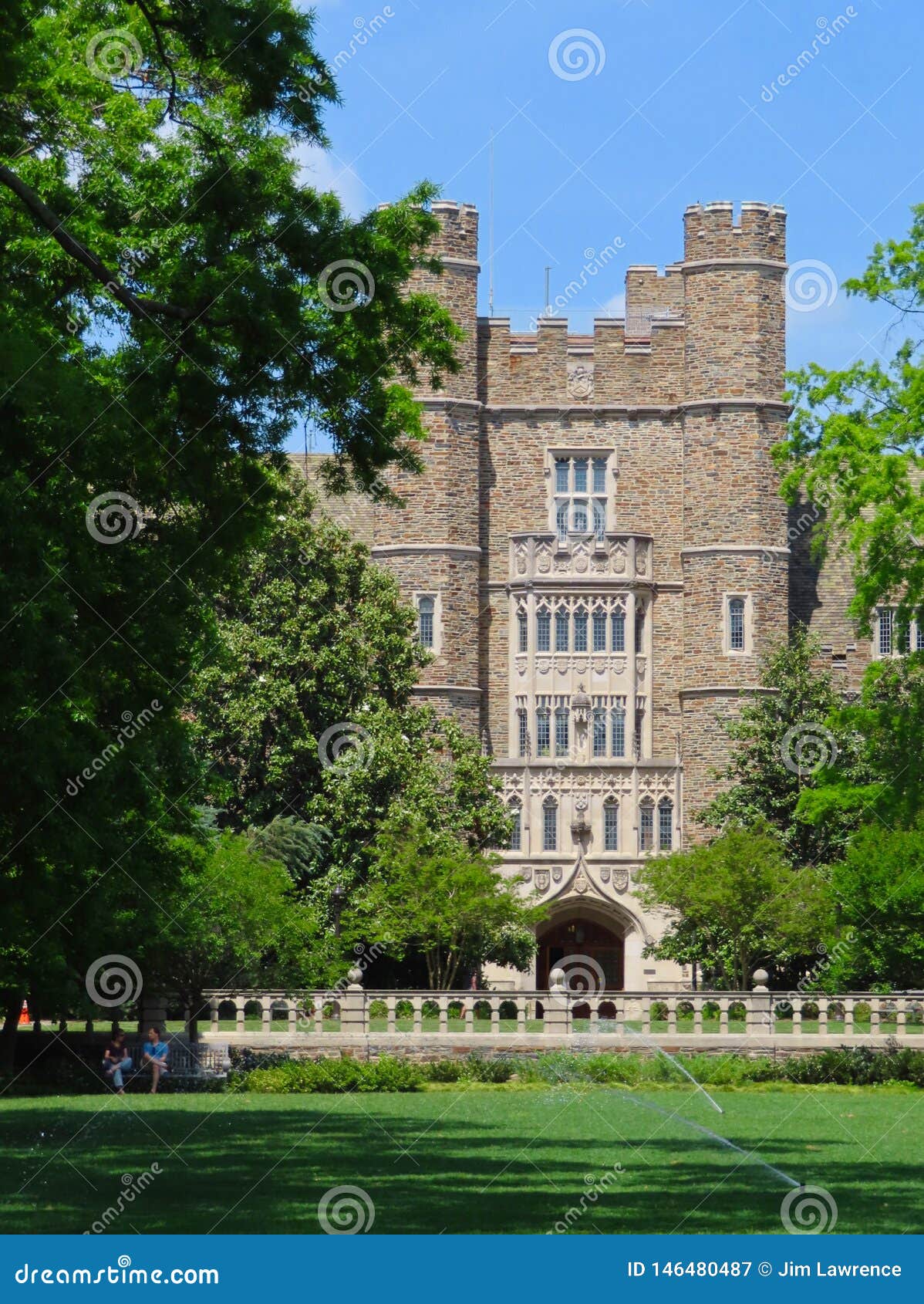 Duke University campus stock image. Image of university - 146480487